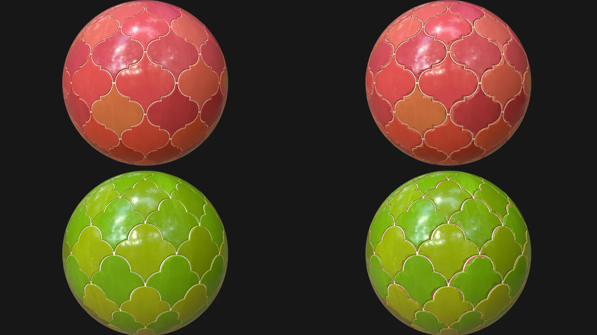 10 Tiles Smart Material - Substance - FlippedNormals