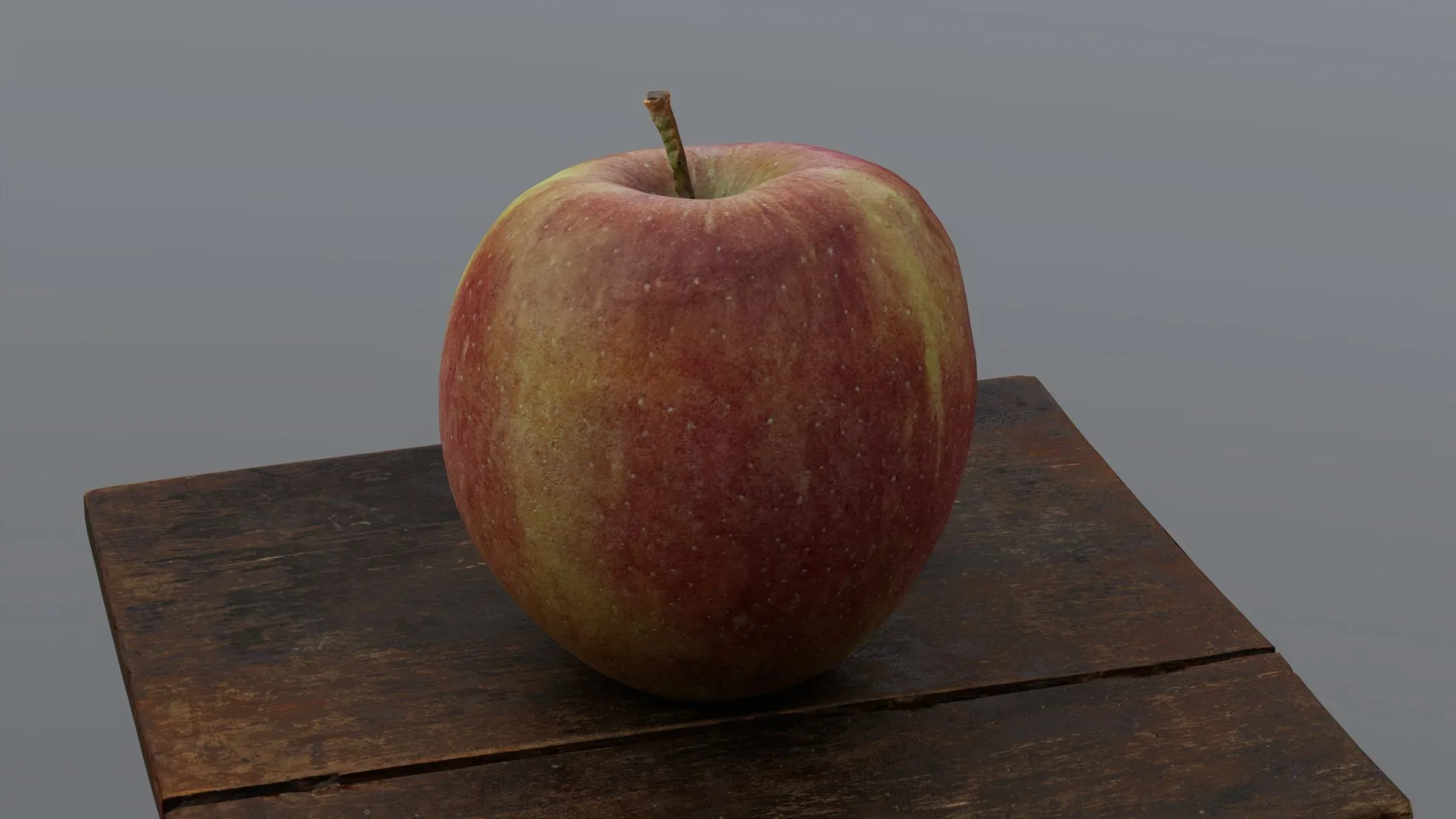 Apple [Scan, low poly] - FlippedNormals