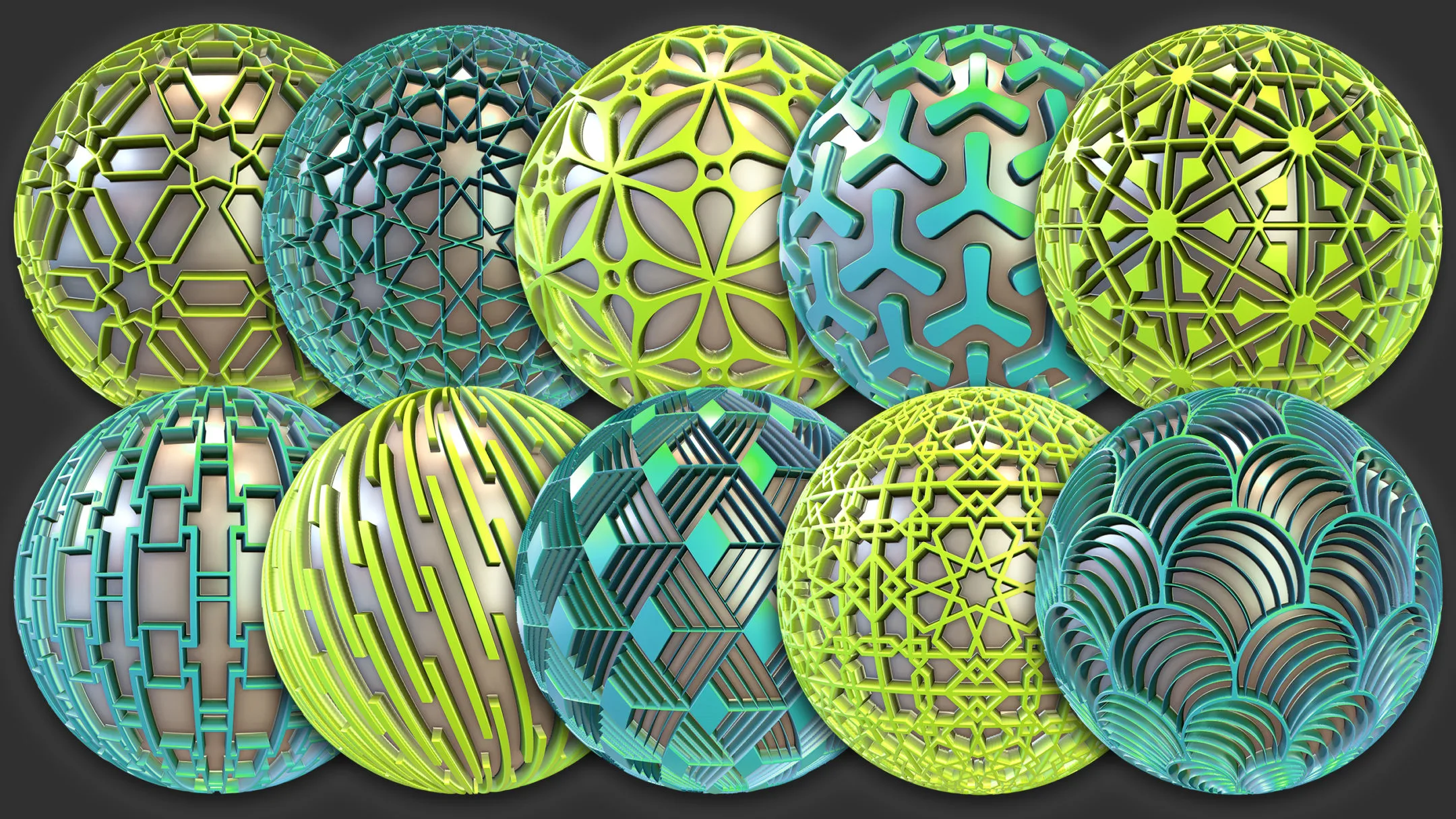 100 Seamless Pattern + Alpha (4K) - FlippedNormals