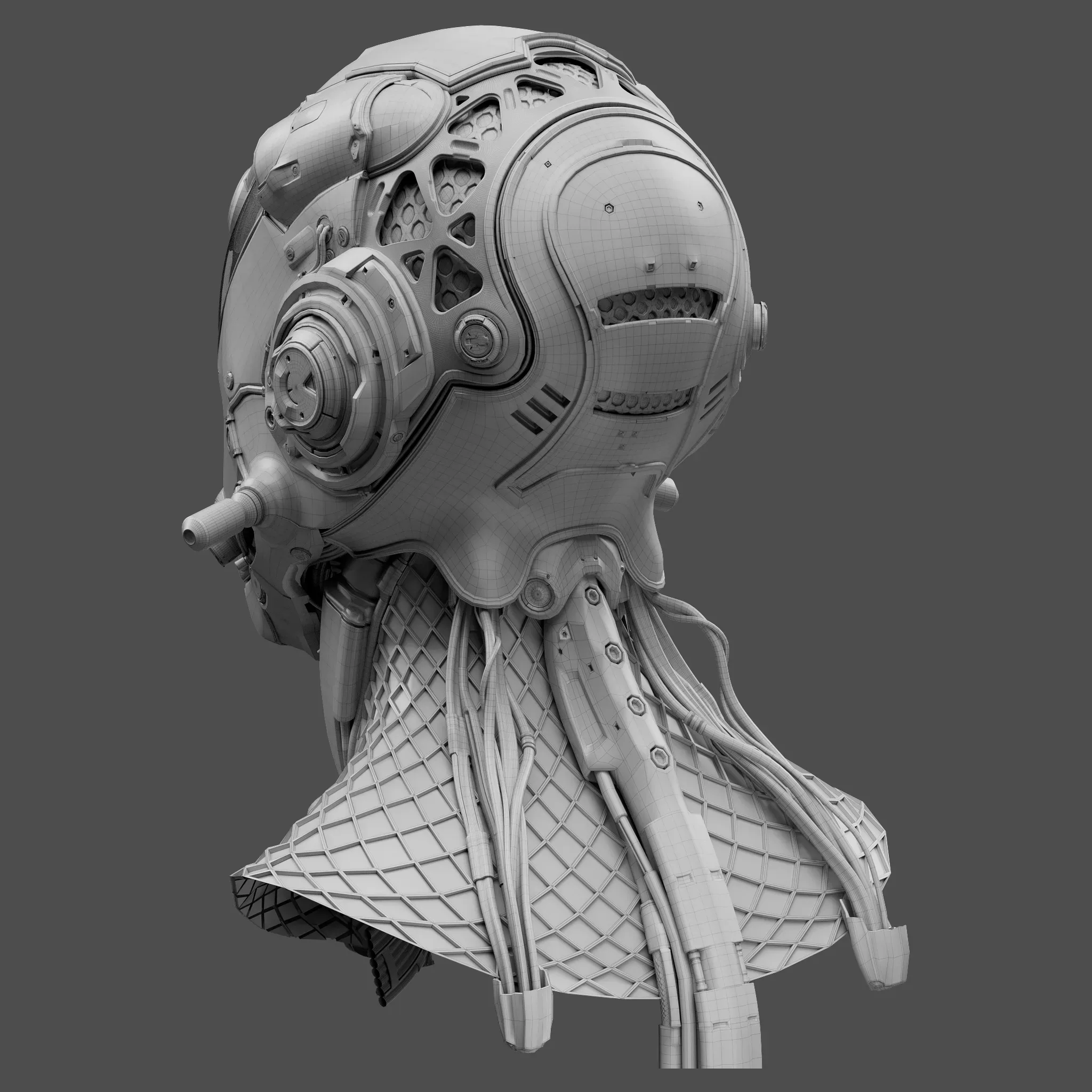 Realistic Cyberpunk Helmet - FlippedNormals