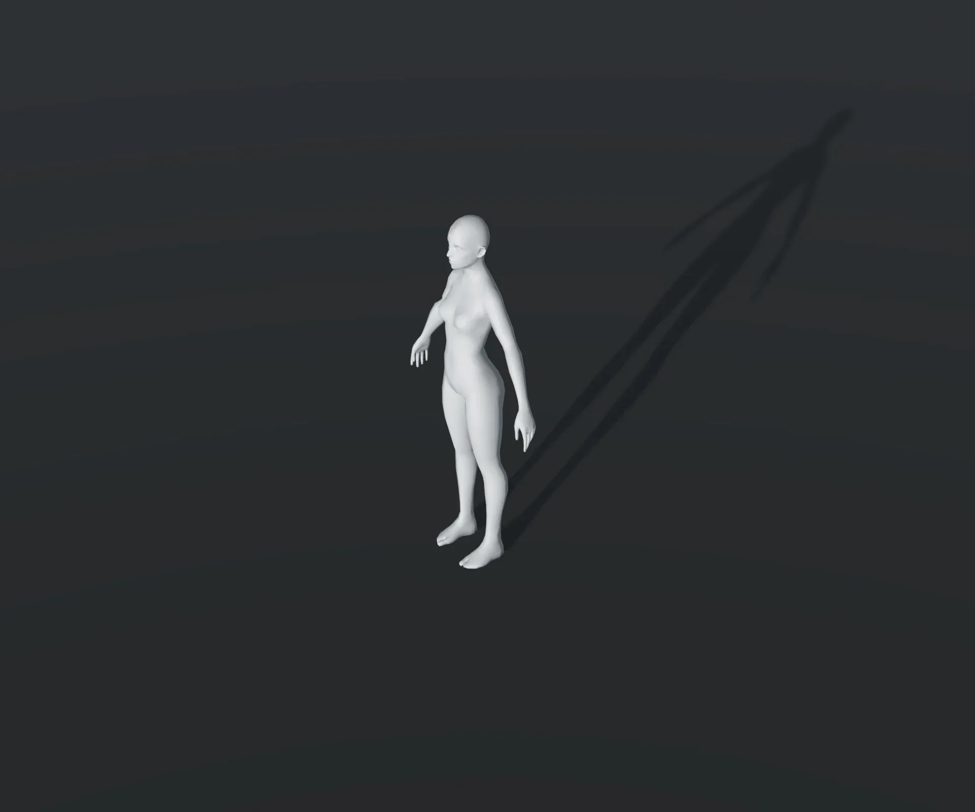 Female Body Base Mesh 28 Animations - FlippedNormals