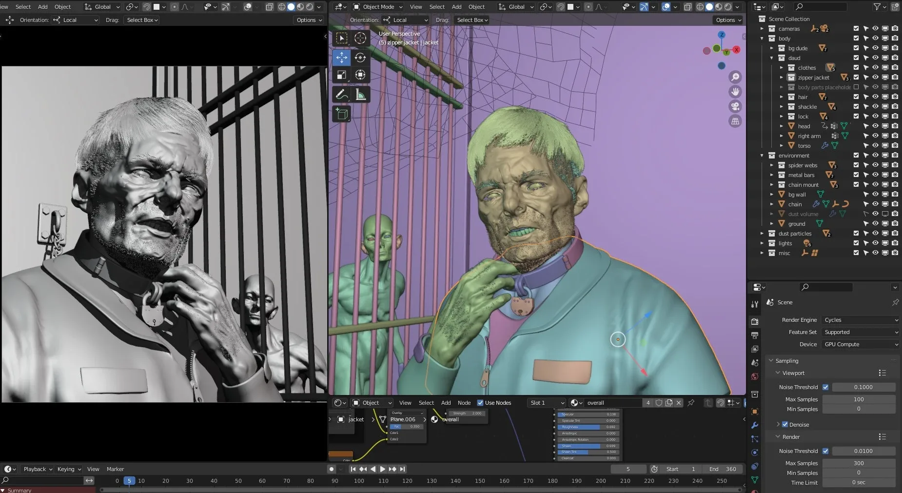Prison - Character Illustration - FlippedNormals Prison - Character Illustration - FlippedNormals