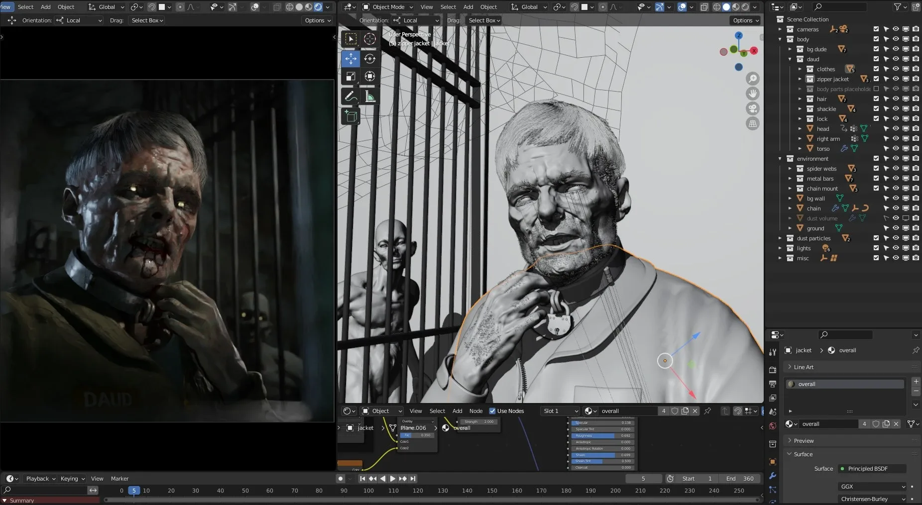 Prison - Character Illustration - FlippedNormals Prison - Character Illustration - FlippedNormals