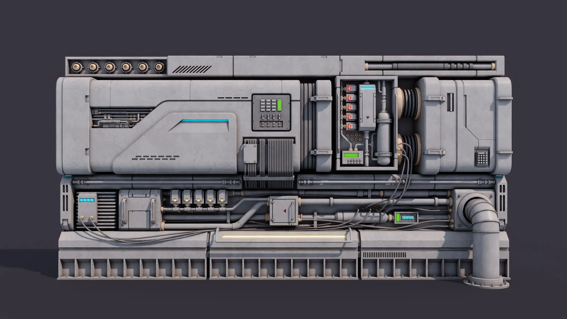 Sci-Fi Architecture Panels Kit - FlippedNormals