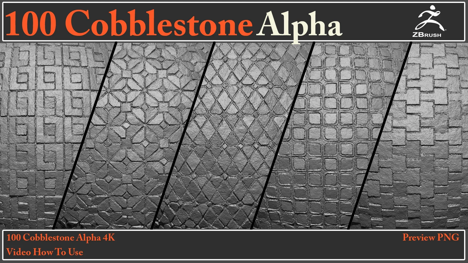 100 Cobblestone Alpha Maps + Video - FlippedNormals