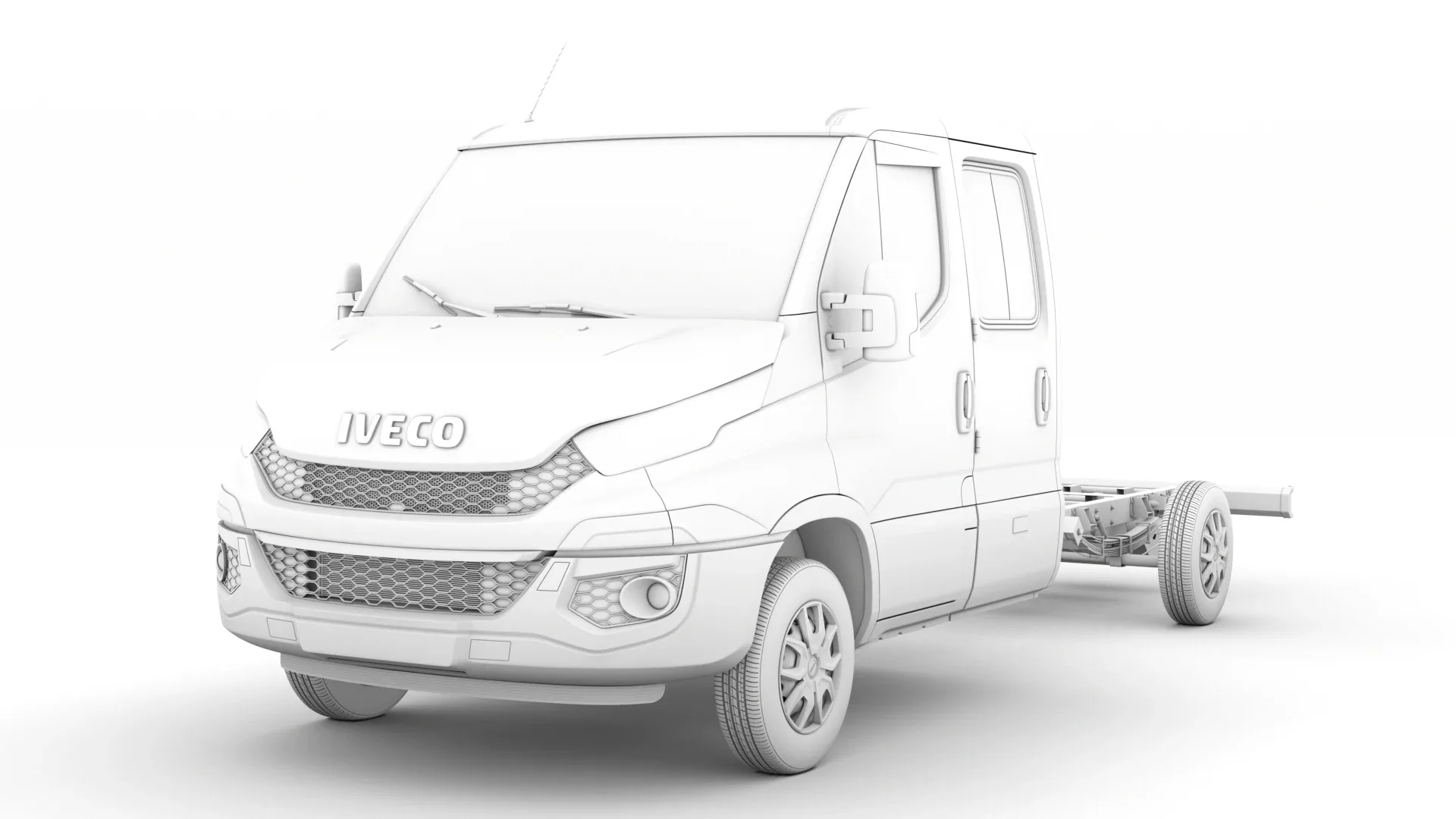 Iveco Daily Crew Cab L4 Chassis - FlippedNormals