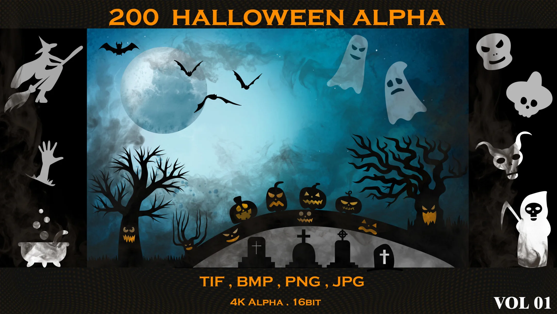 200 Halloween Alpha - FlippedNormals