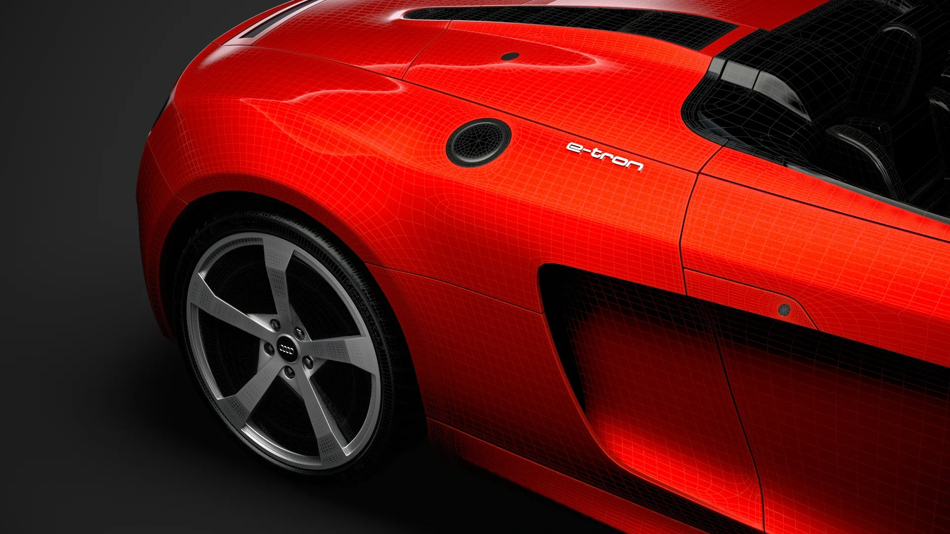 Audi R8 E Tron Spyder 2016 - FlippedNormals