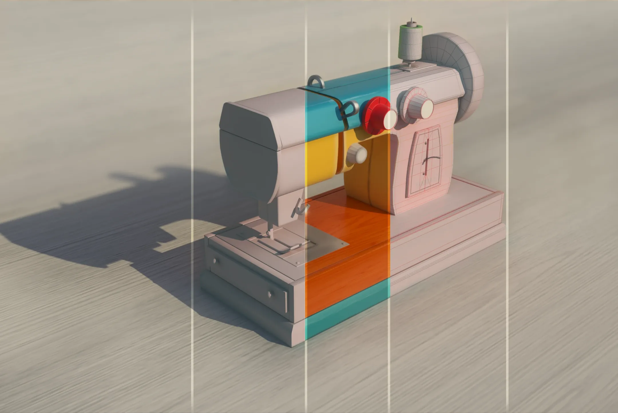 Stylized Swing machine - FlippedNormals