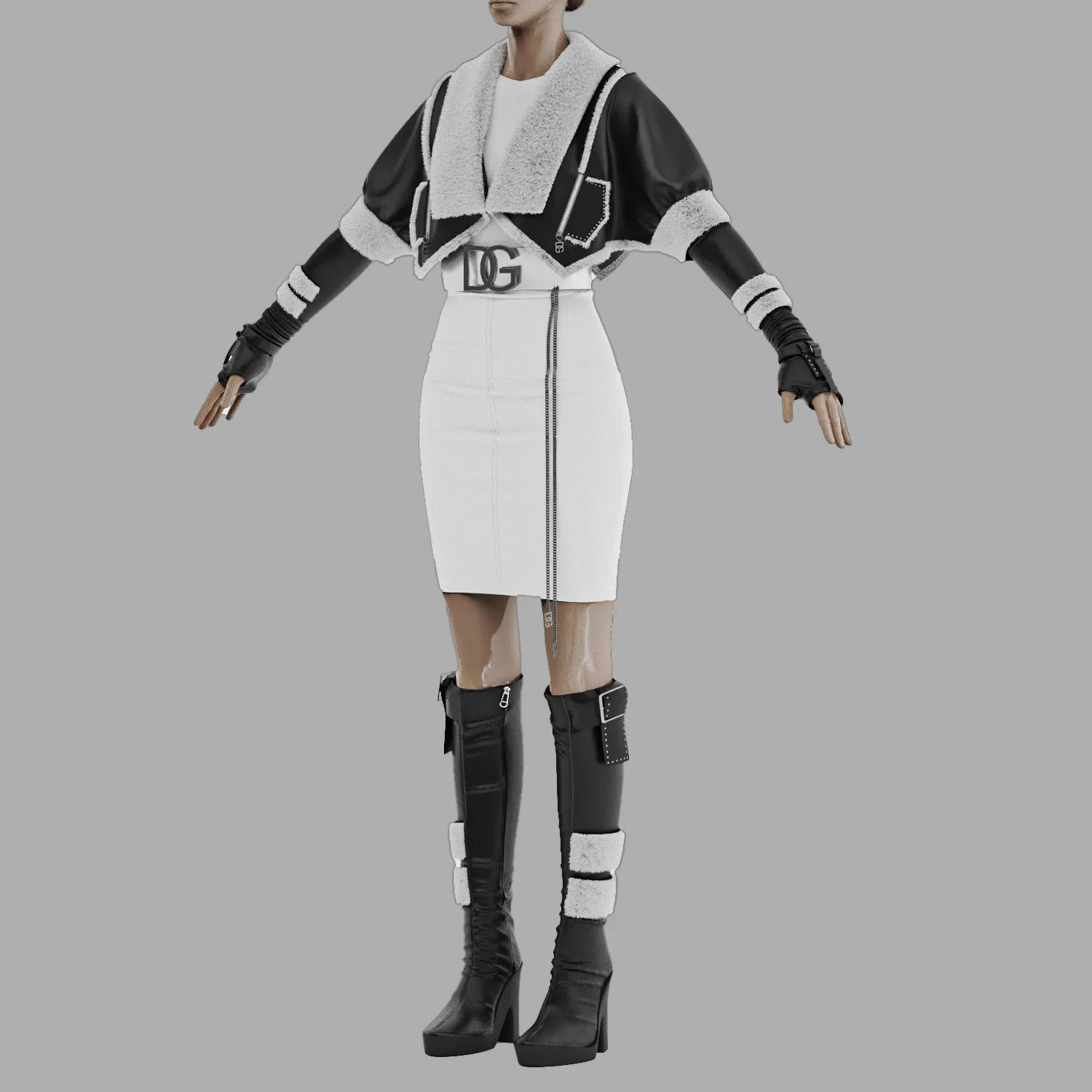 Women Winter Outfit - FlippedNormals