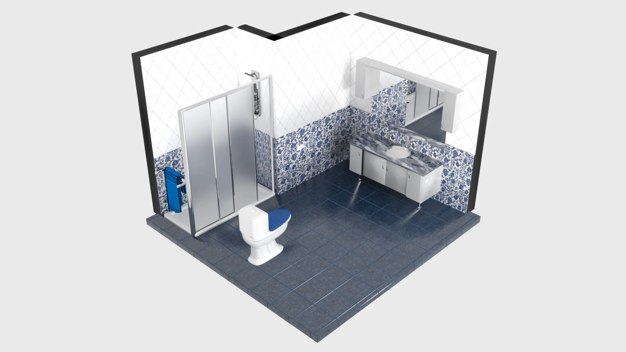 Bathroom 4K - FlippedNormals