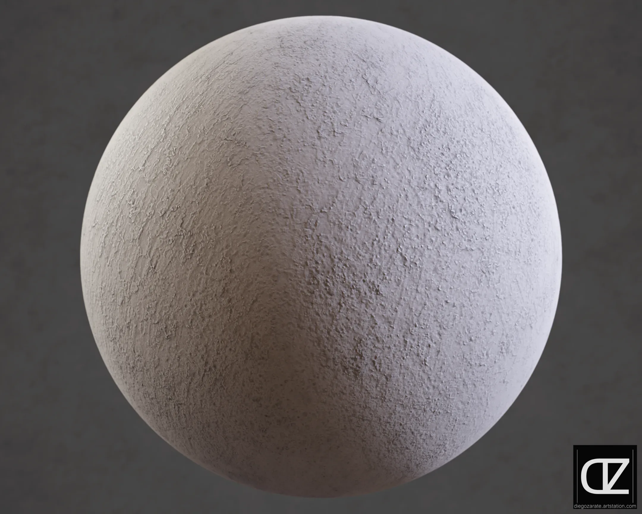 PBR - CLEAN PLASTER - 4K MATERIAL - FlippedNormals