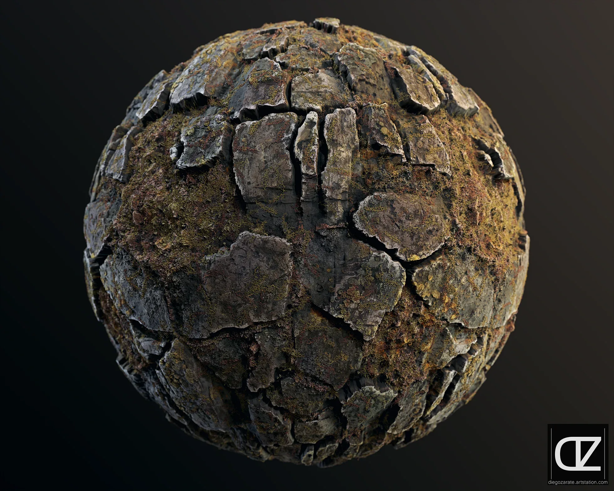 PBR- NORDIC ROCKS - 4K MATERIAL - FlippedNormals