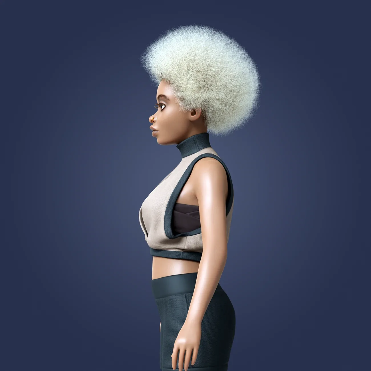 stylized female 3d character for - FlippedNormals stylized female 3d character for - FlippedNormals