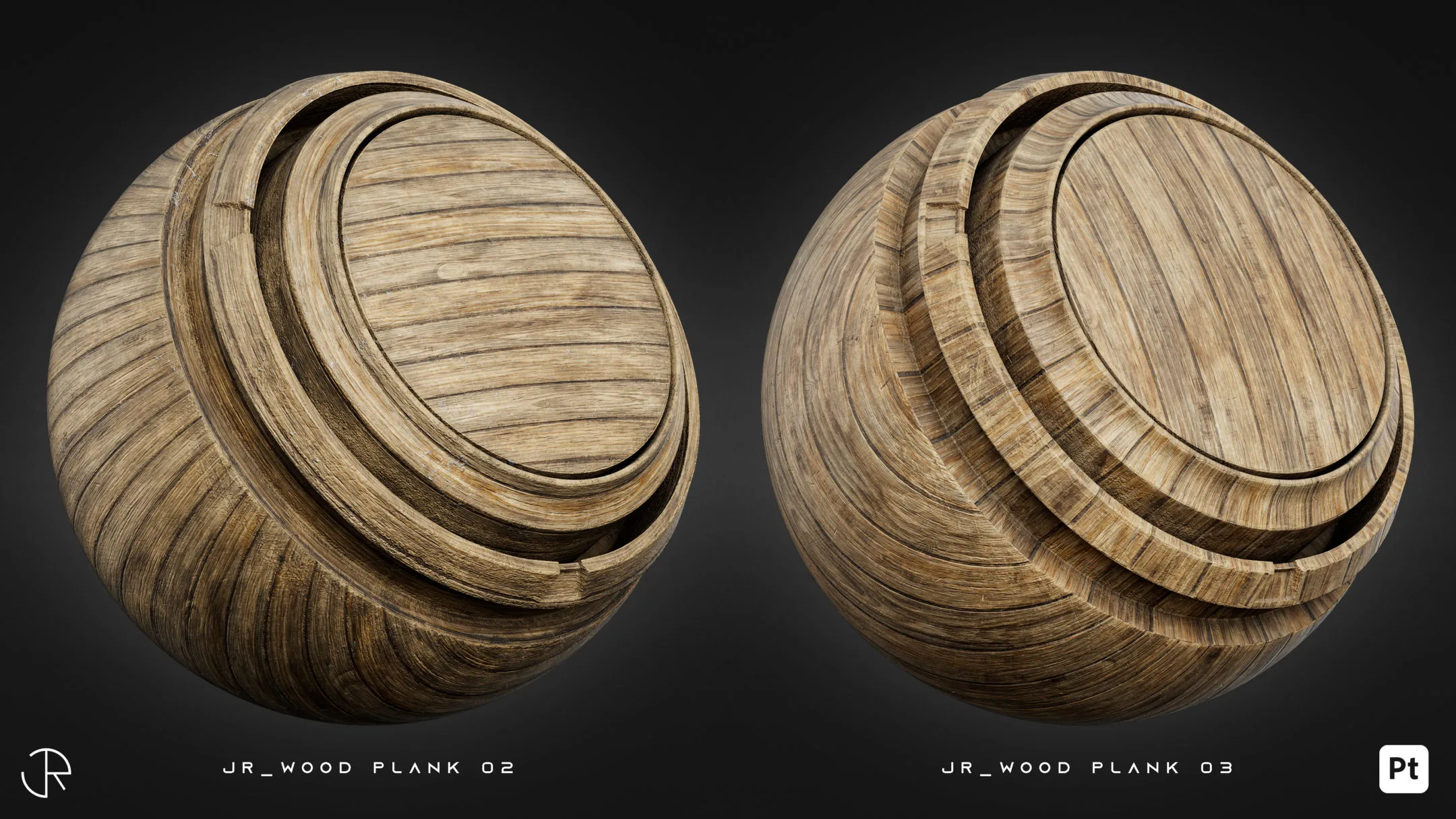 Wood Smart Materials Vol 03 + Tutorial - FlippedNormals