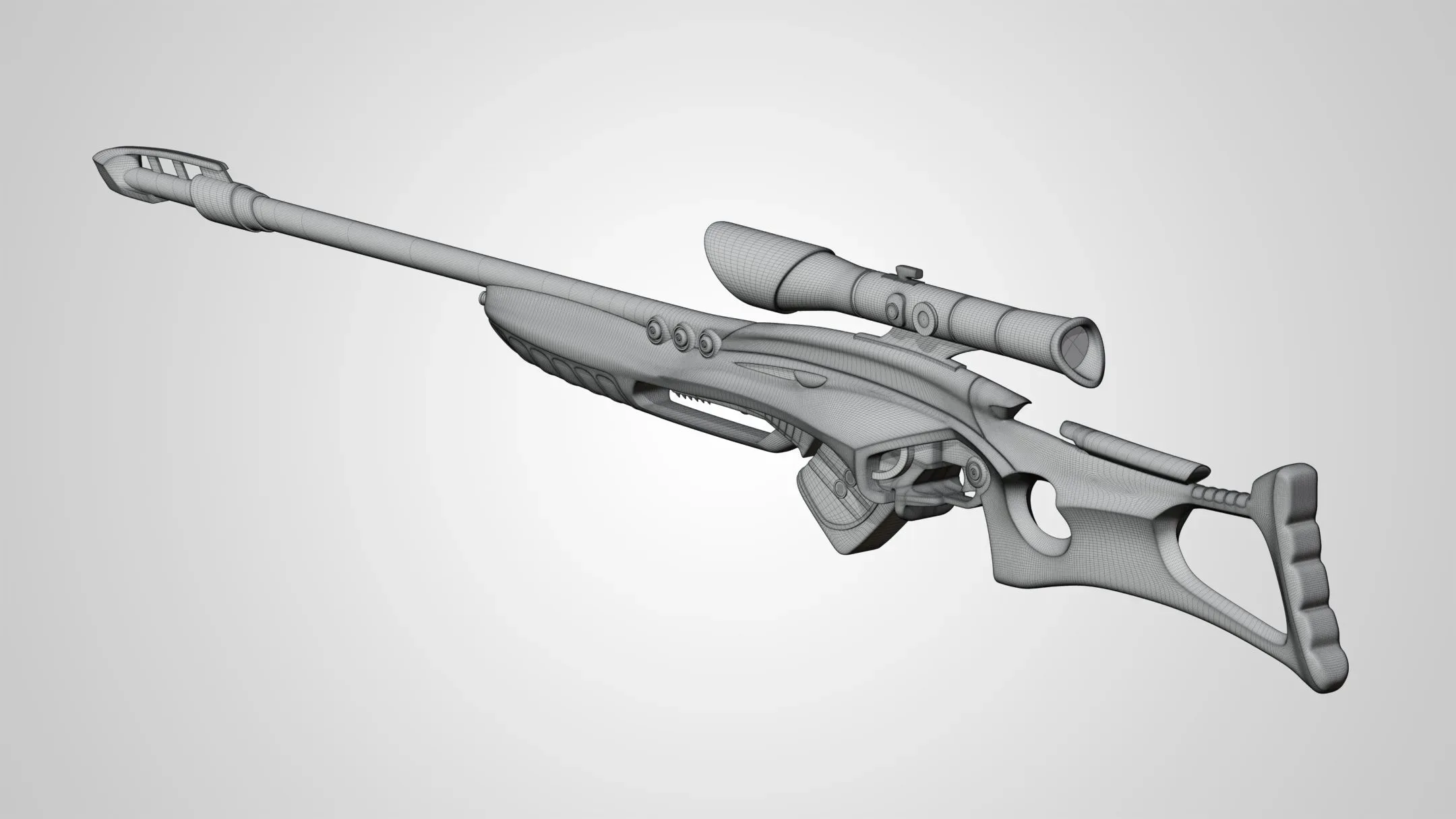 Sci-Fi Sniper Rifle 03 - FlippedNormals