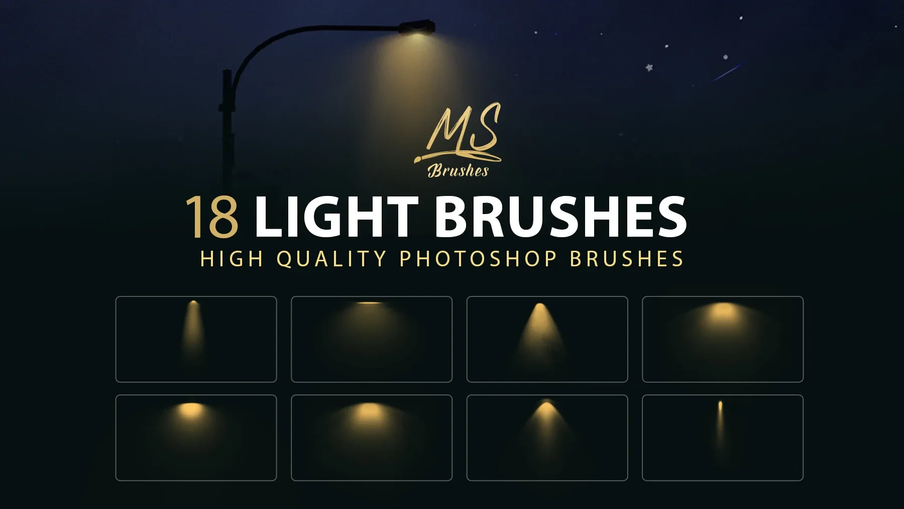 Light Photoshop Brushes - FlippedNormals