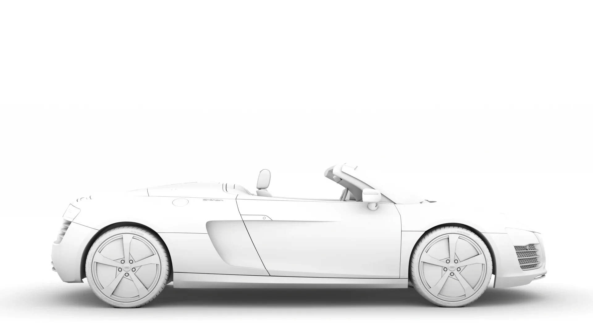 Audi R8 E Tron Spyder 2016 - FlippedNormals