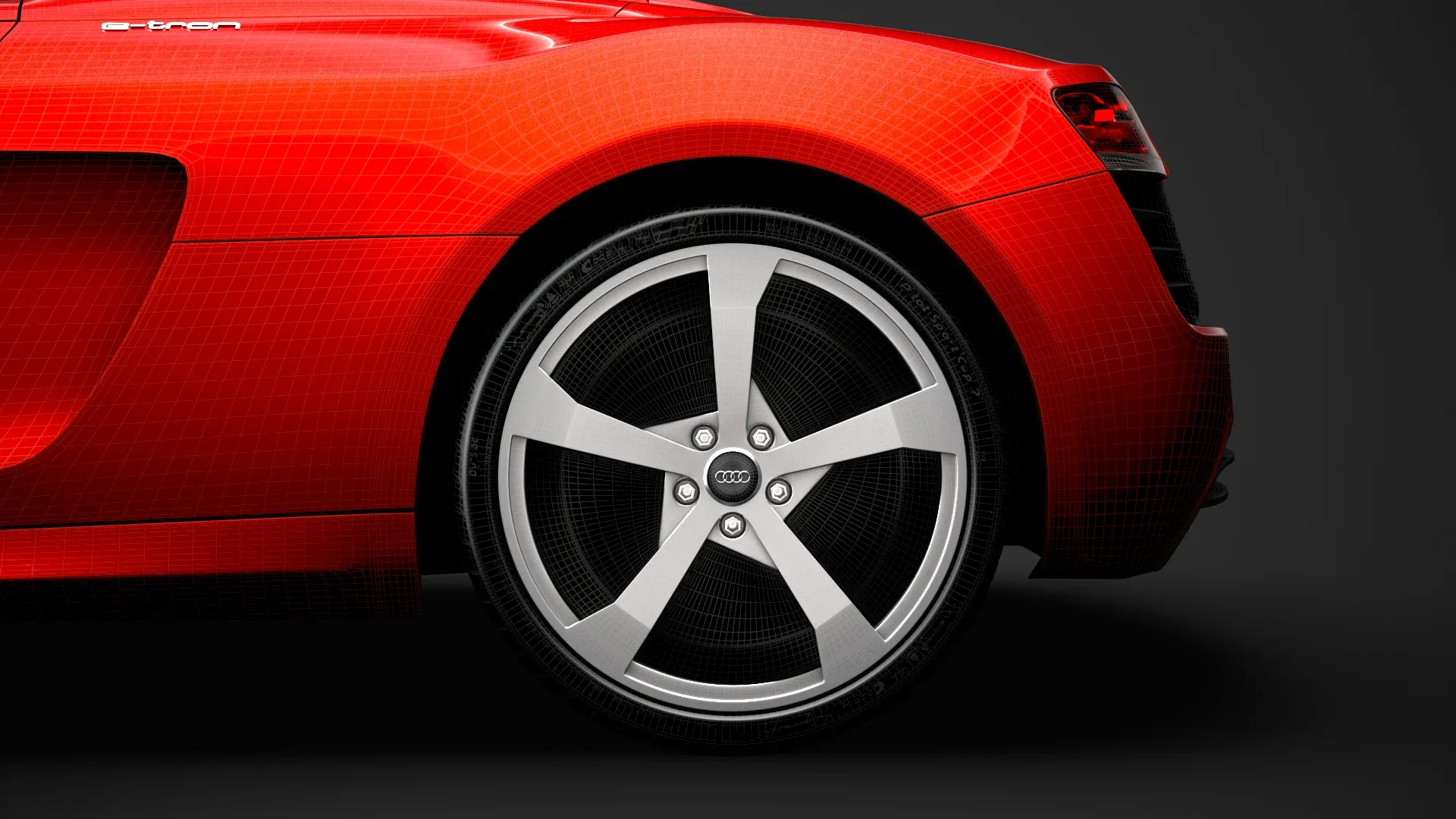 Audi R8 E Tron Spyder 2016 - FlippedNormals