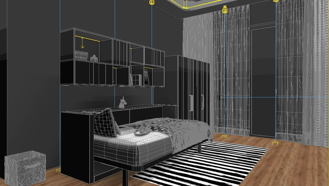 MURPHY BED WITH STUDY TABLE - FlippedNormals