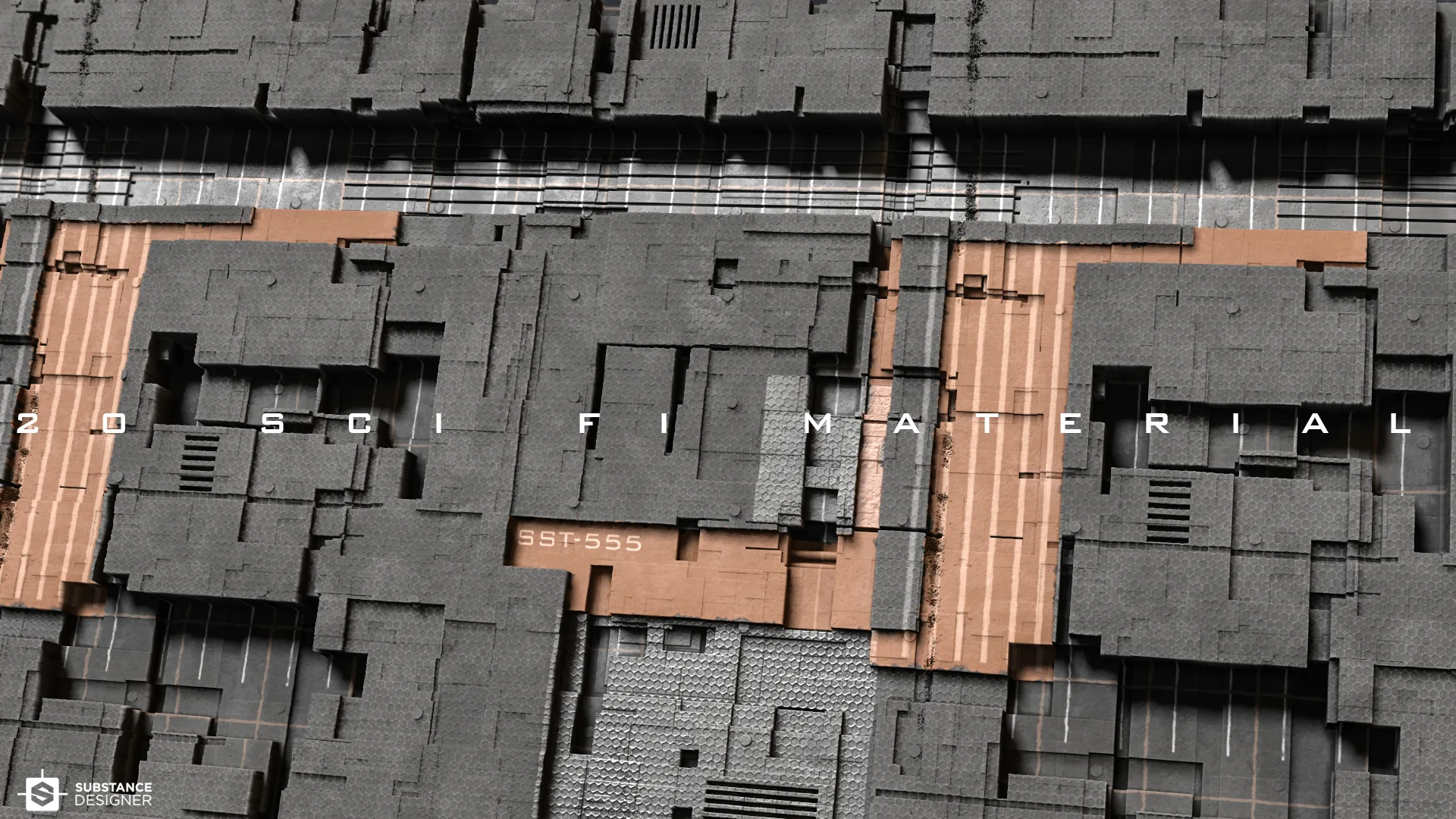 20 sci fi material - vol 03 - FlippedNormals