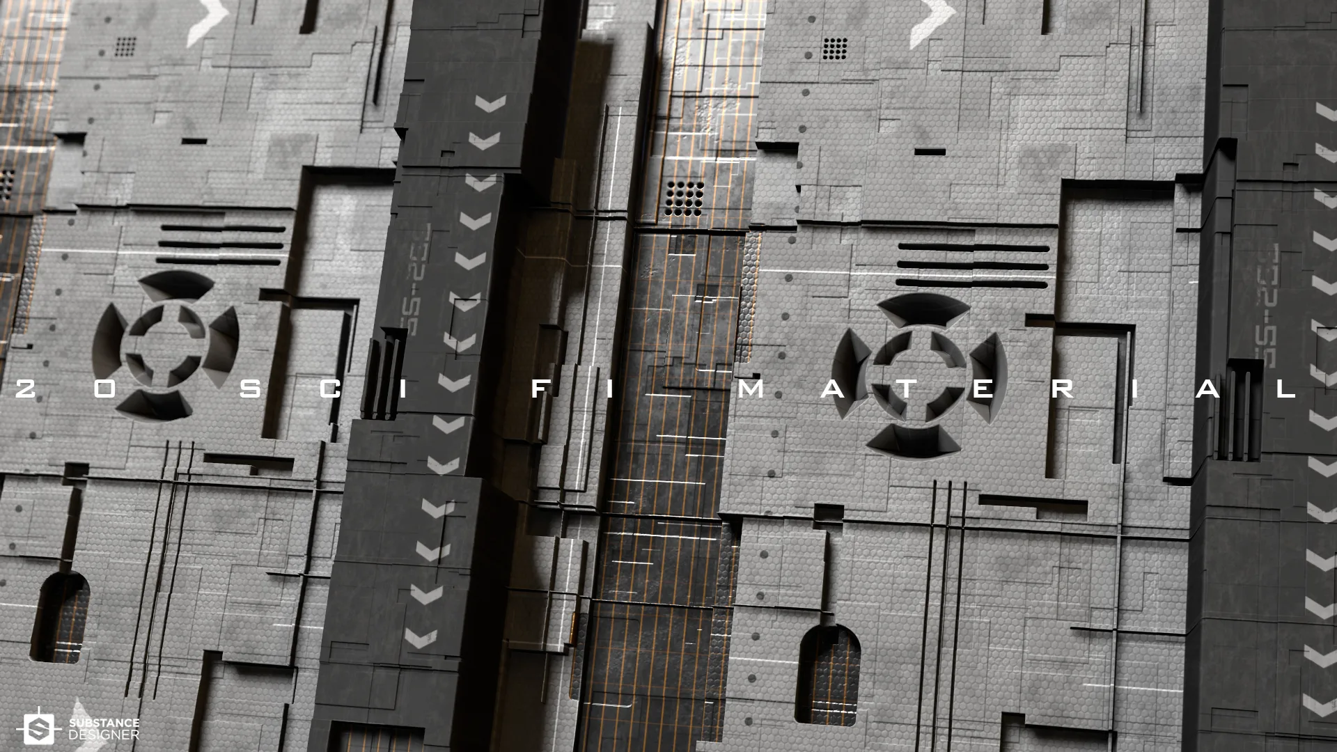 20 sci fi material - vol 03 - FlippedNormals