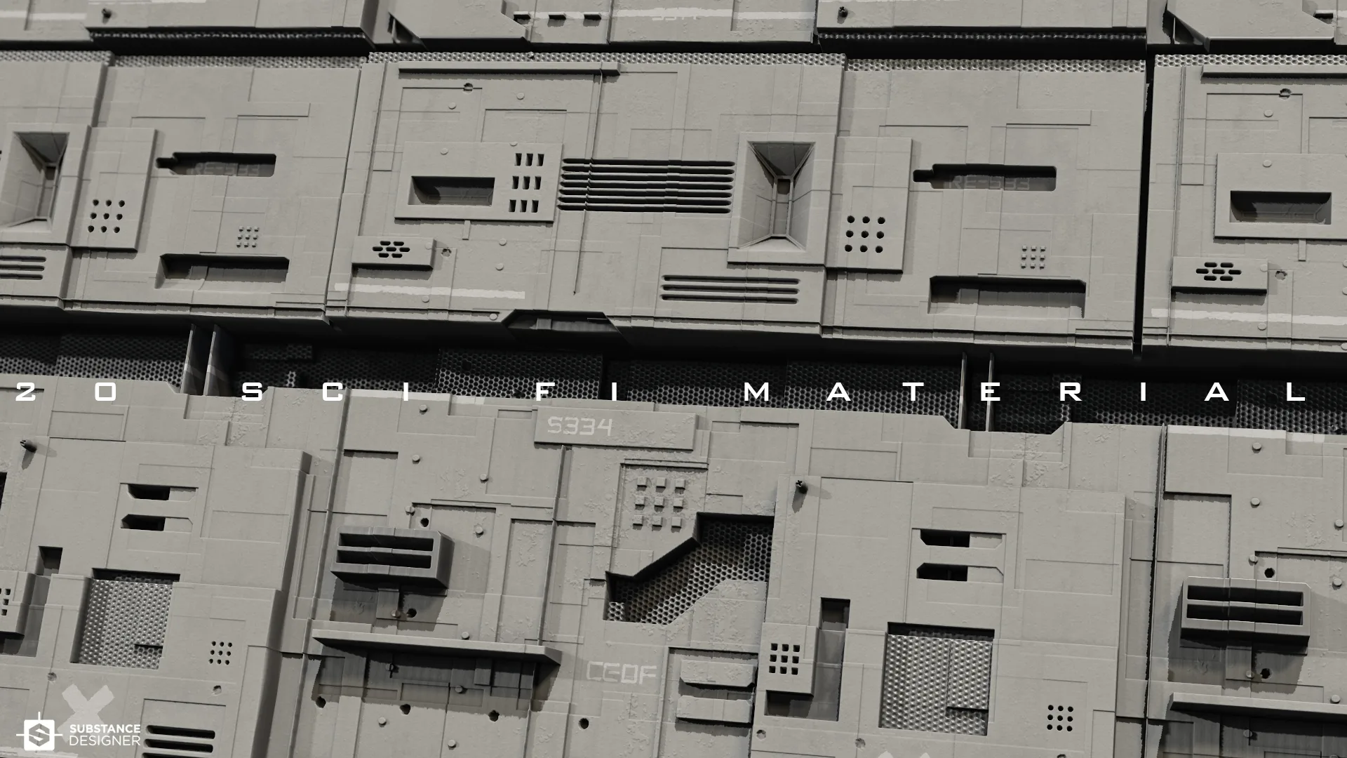 20 sci fi material - vol 03 - FlippedNormals