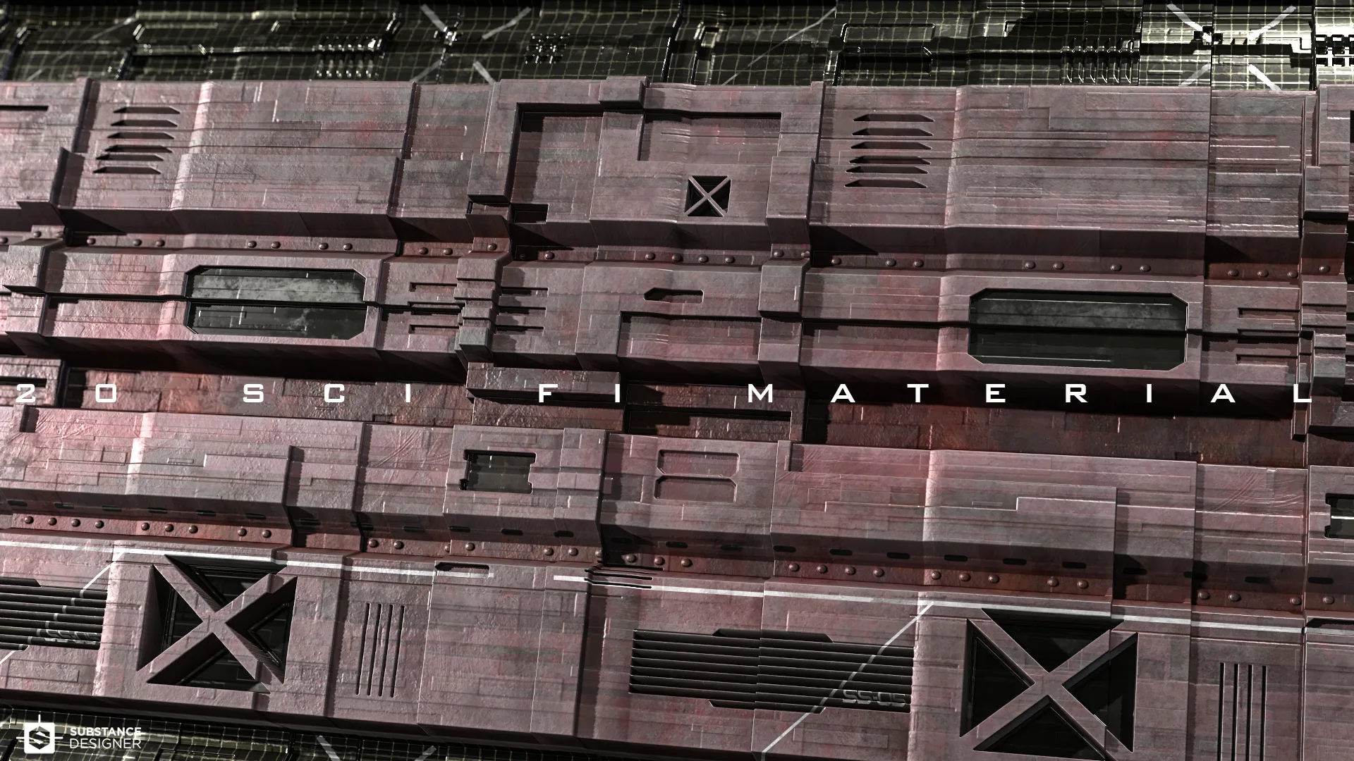 20 sci fi material - vol 03 - FlippedNormals