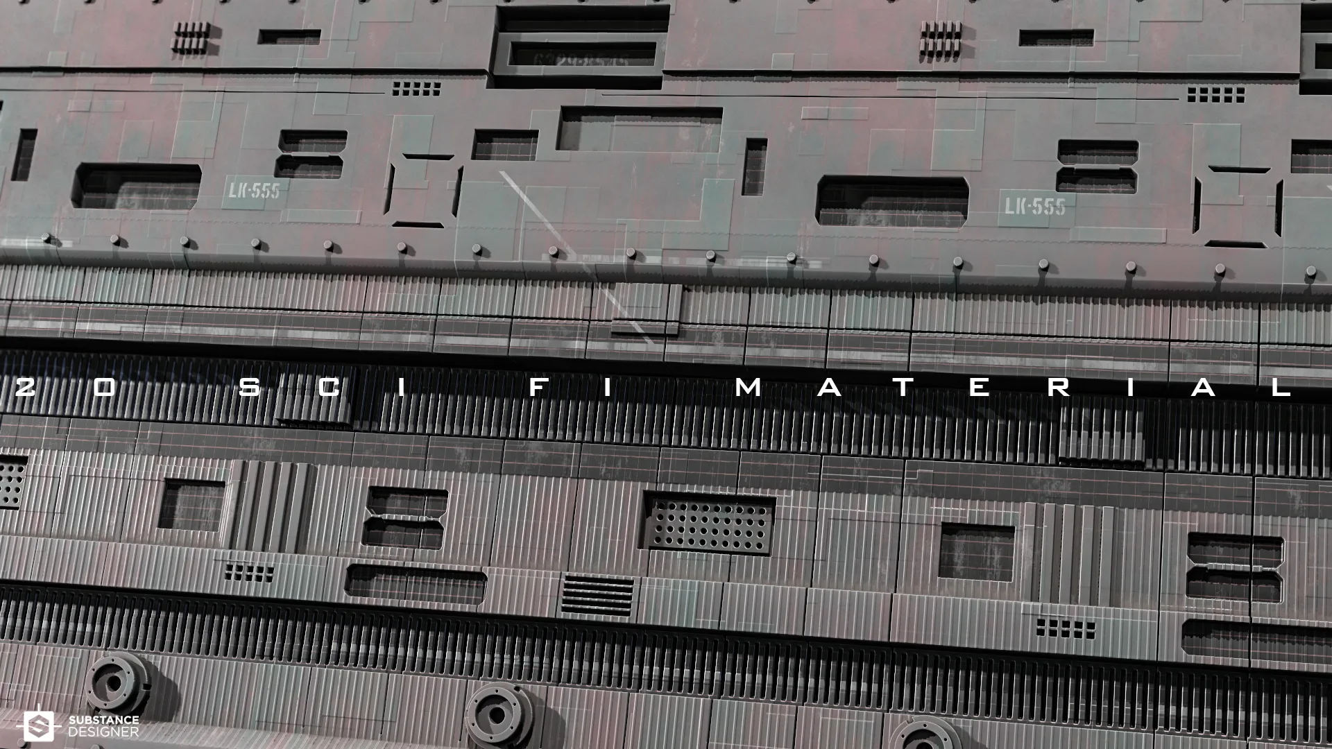 20 sci fi material - vol 03 - FlippedNormals