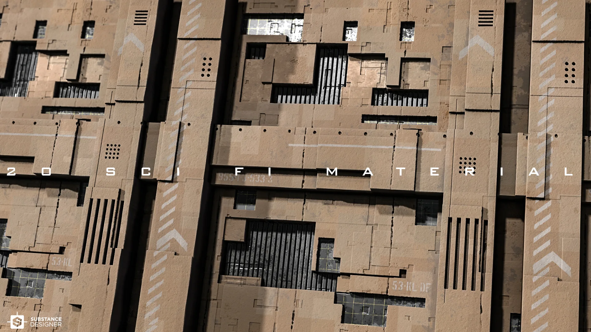 20 sci fi material - vol 03 - FlippedNormals