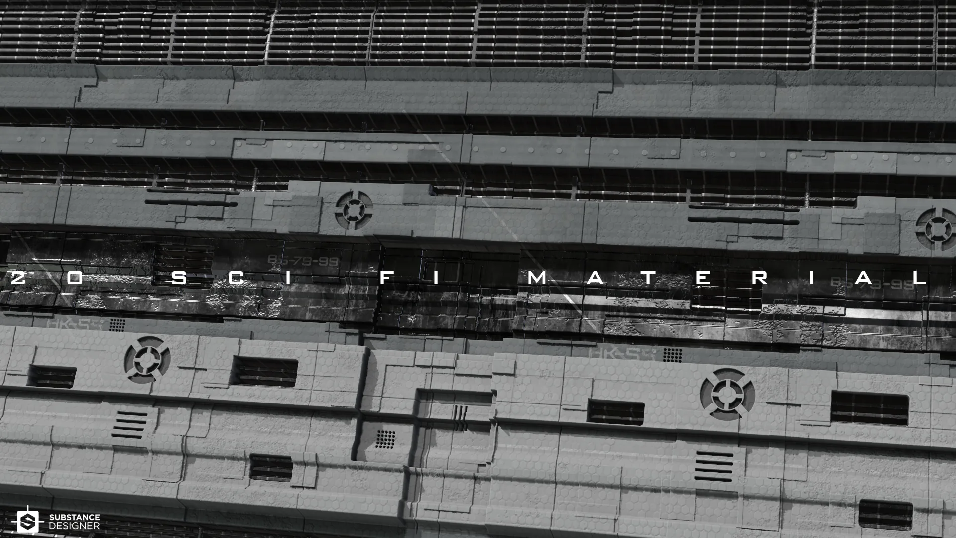 20 sci fi material - vol 03 - FlippedNormals