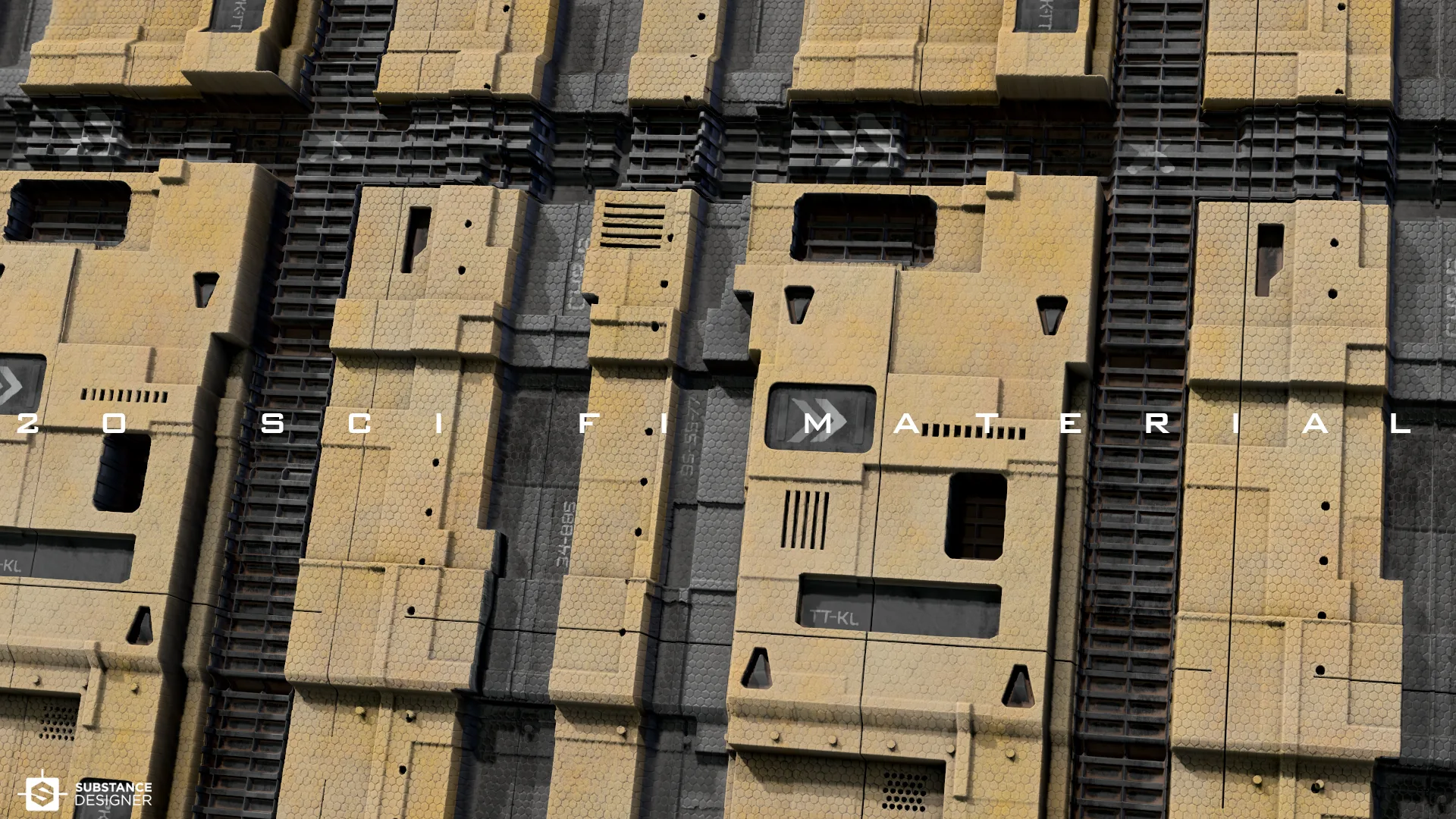 20 sci fi material - vol 03 - FlippedNormals