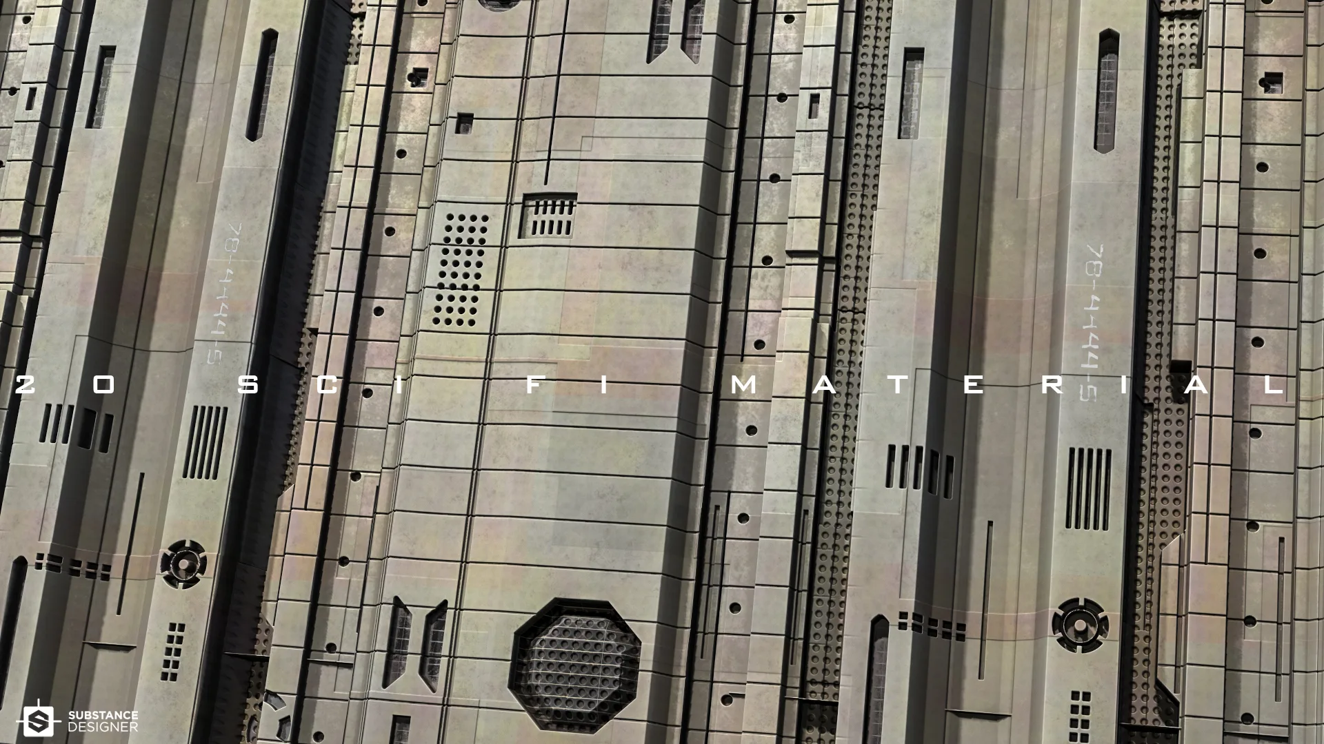 20 sci fi material - vol 03 - FlippedNormals