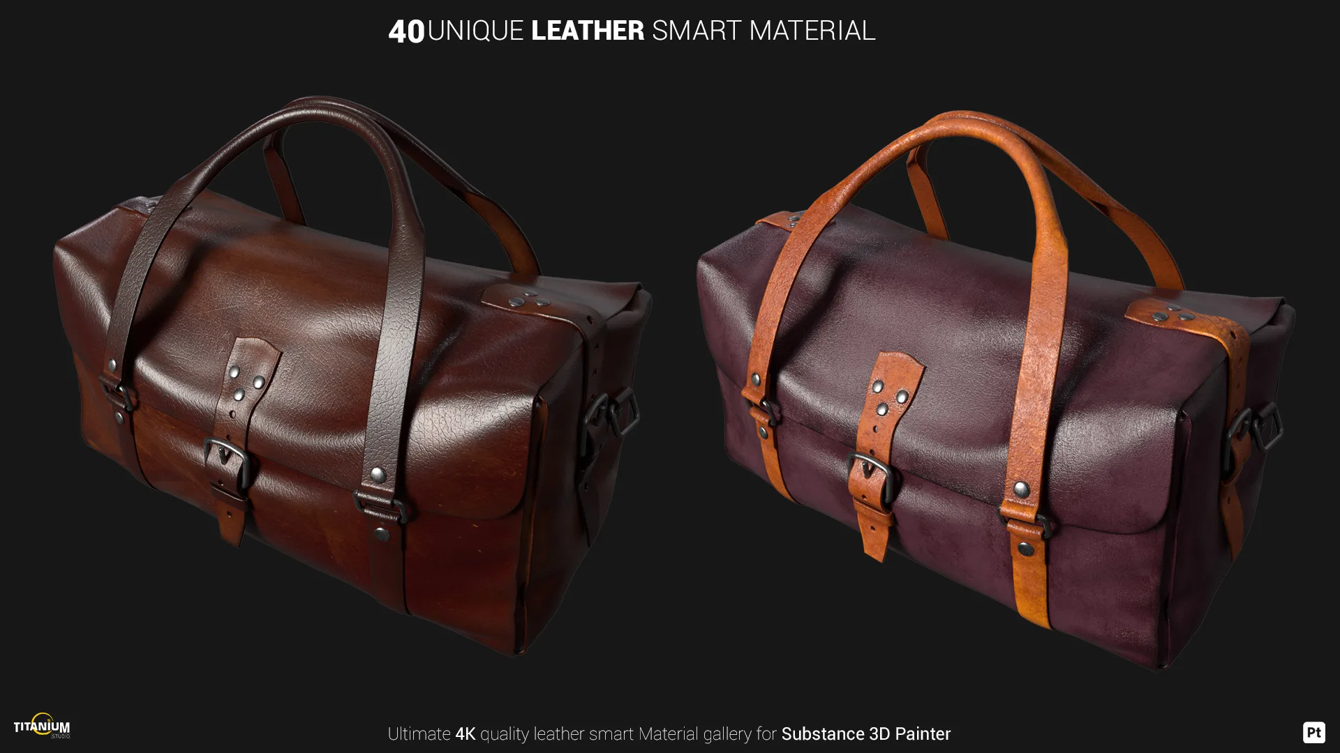40 Ultimate Leather Smart Material - FlippedNormals