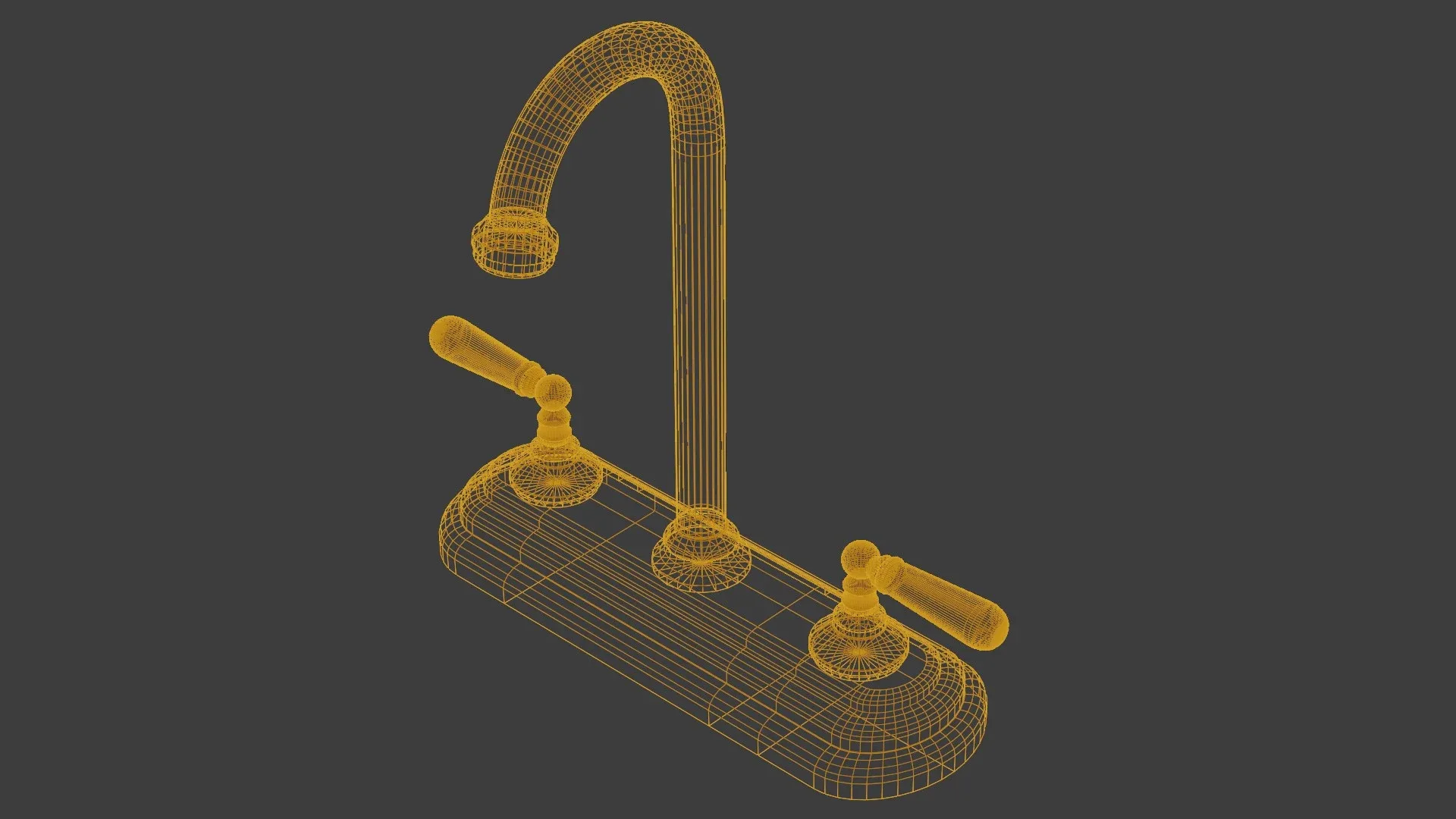Sink Faucet 3D Model - FlippedNormals