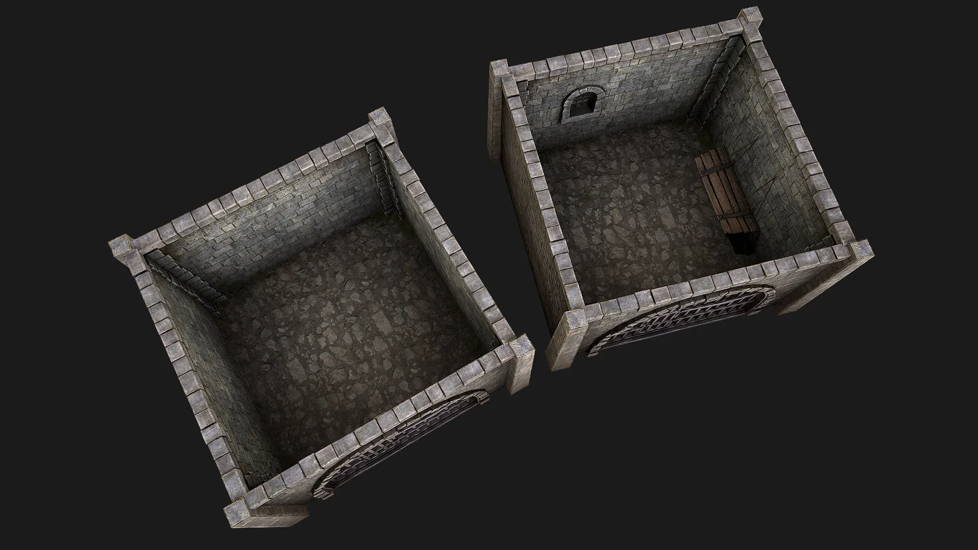 Medieval Dungeon Prison Set - FlippedNormals