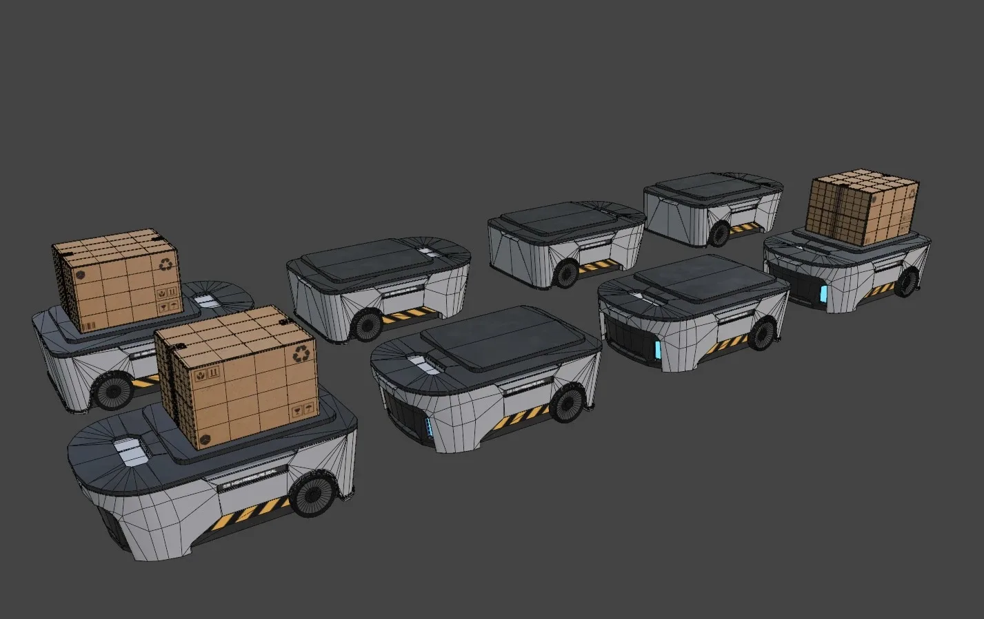 Wheel Bot Industrial packing - FlippedNormals