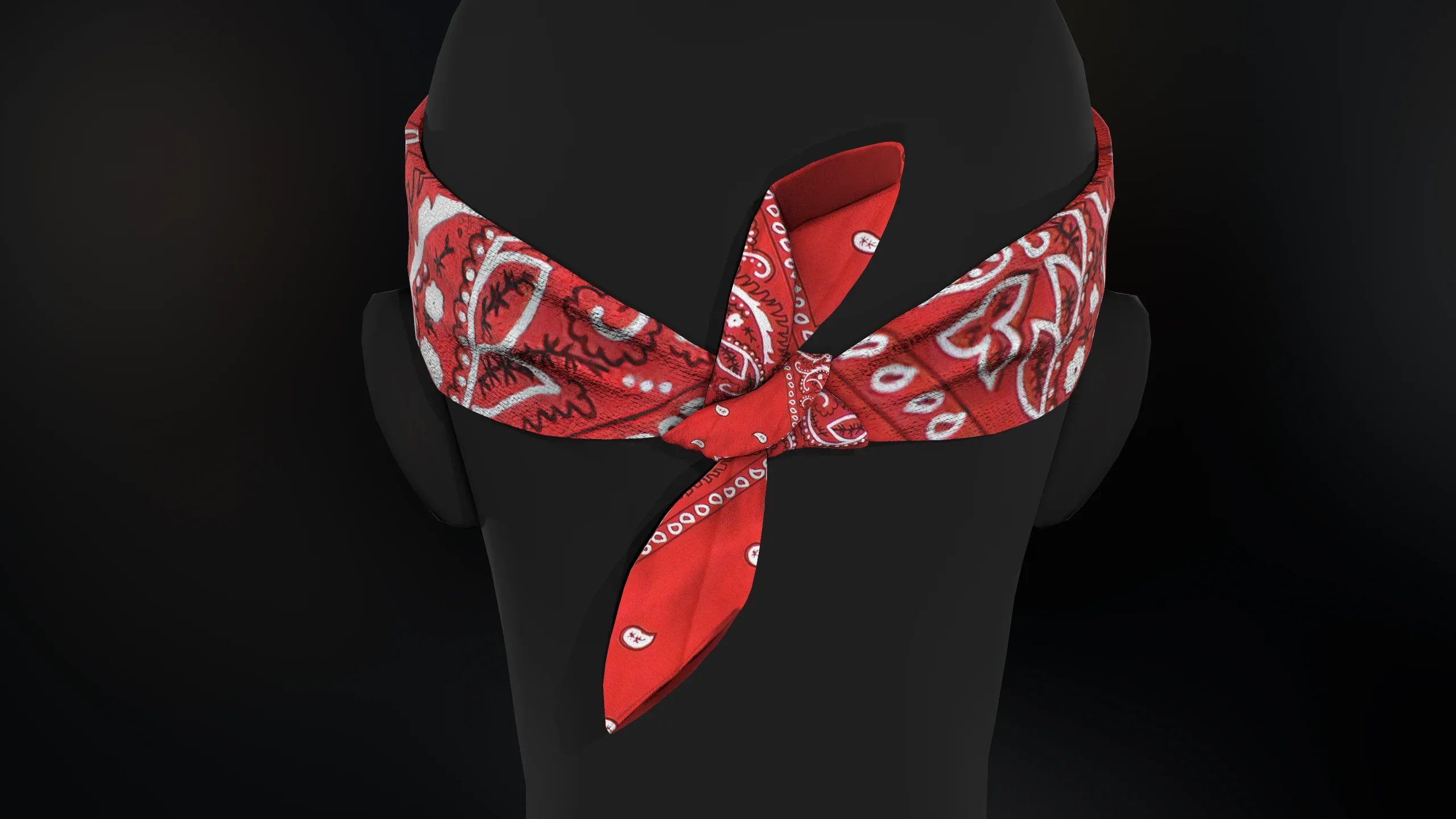 Red Paisley Bandana - FlippedNormals