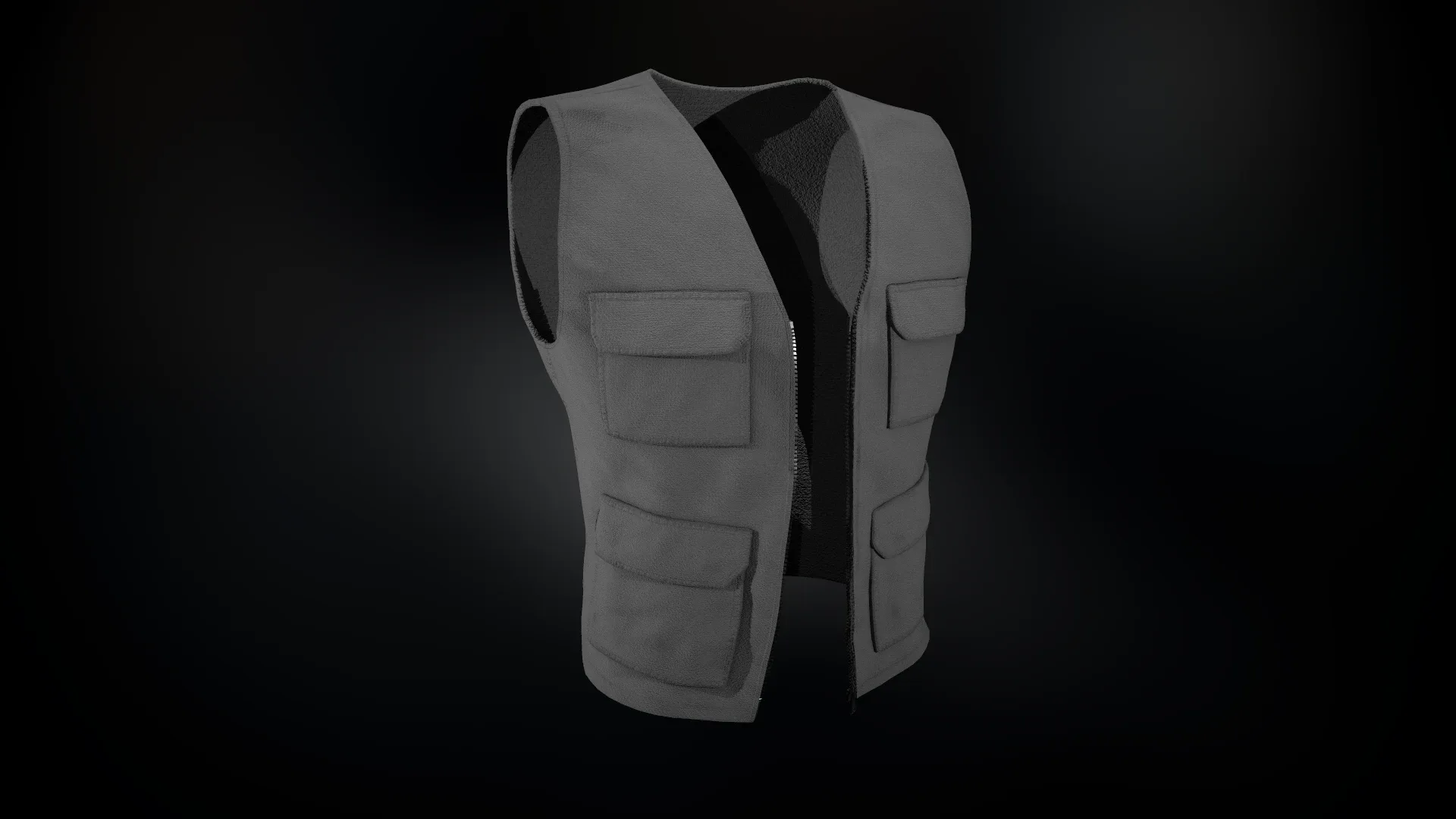 Gray Vest - FlippedNormals