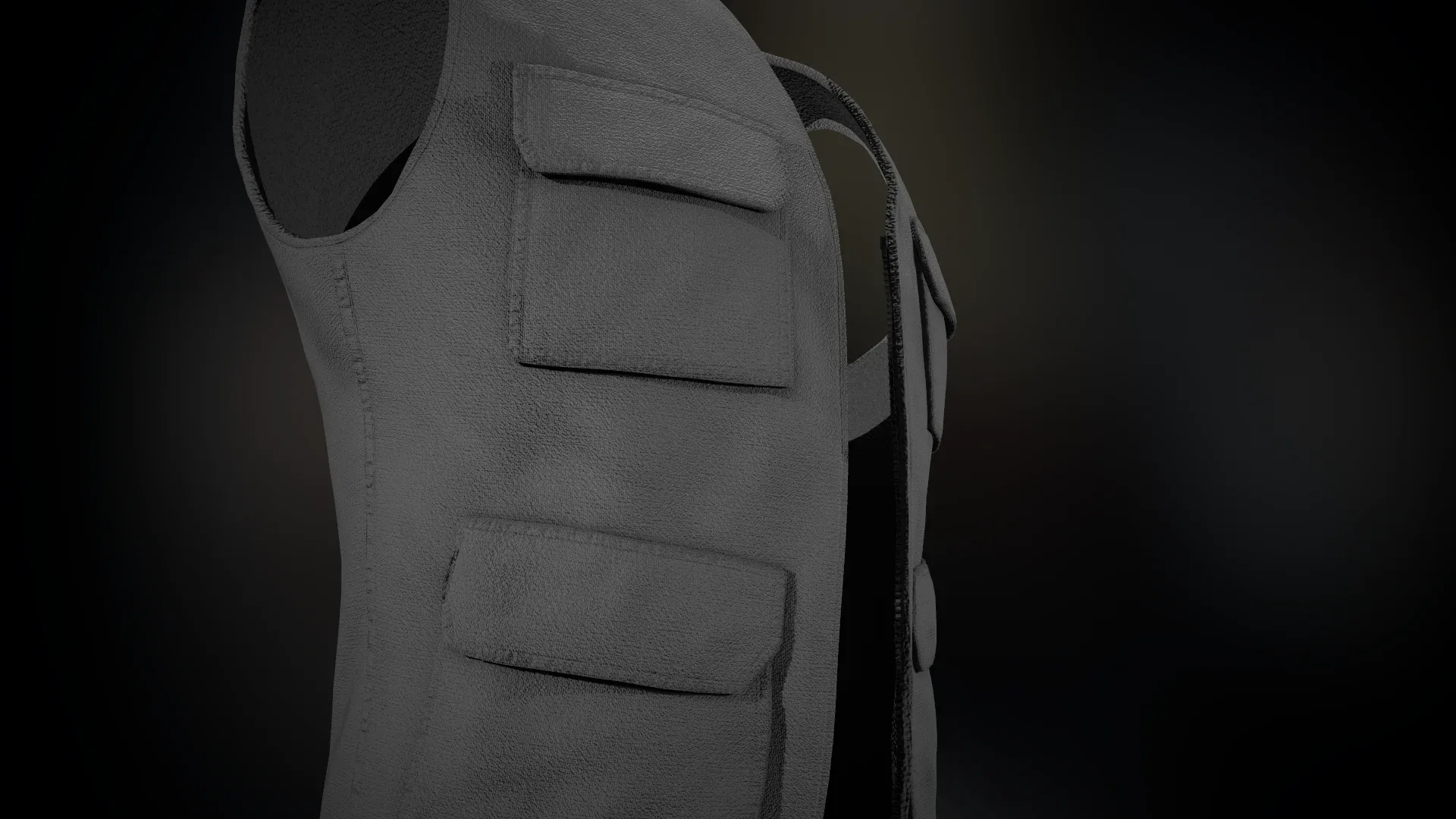 Gray Vest - FlippedNormals