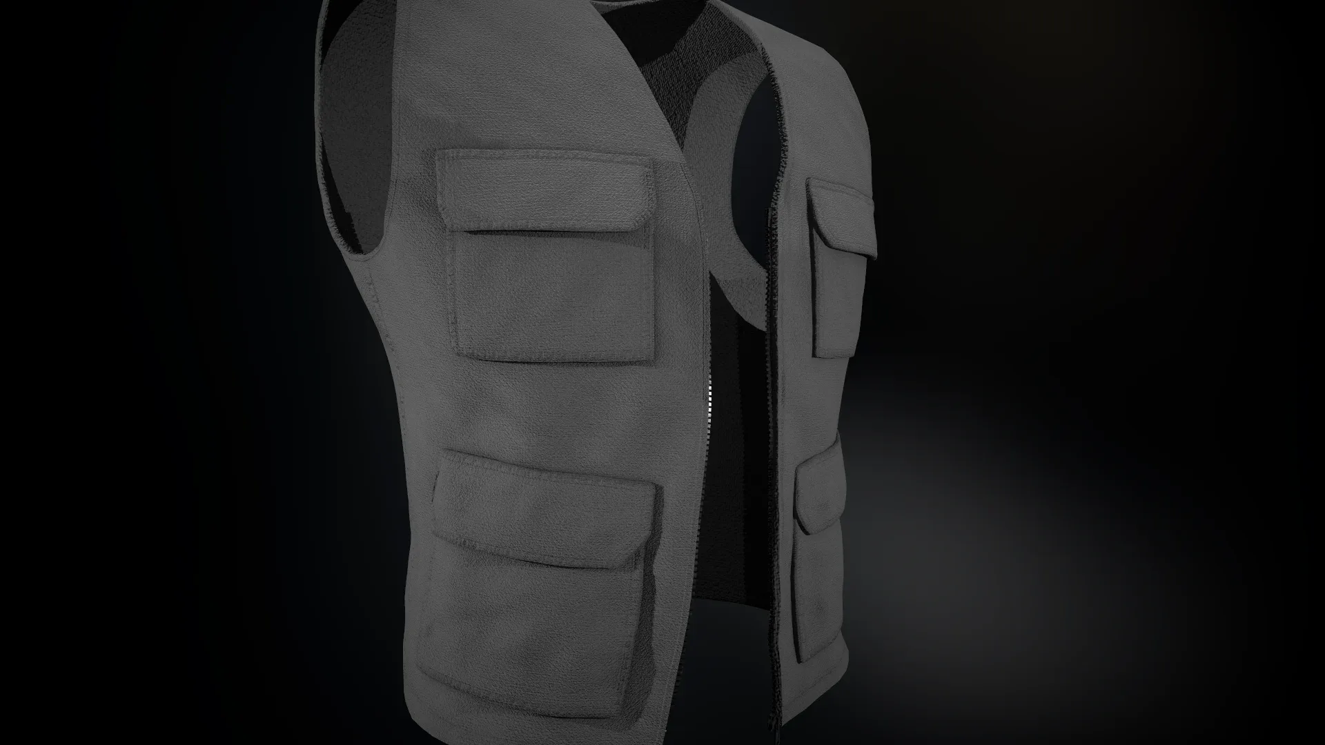Gray Vest - FlippedNormals