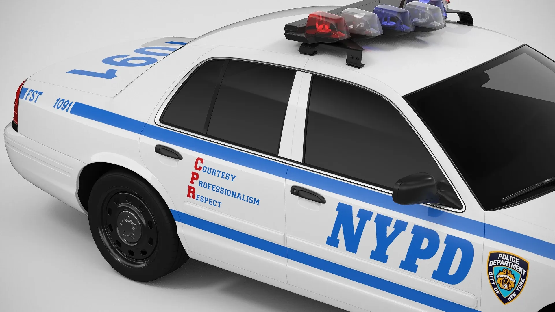 Ford Crown Victoria NYPD - FlippedNormals