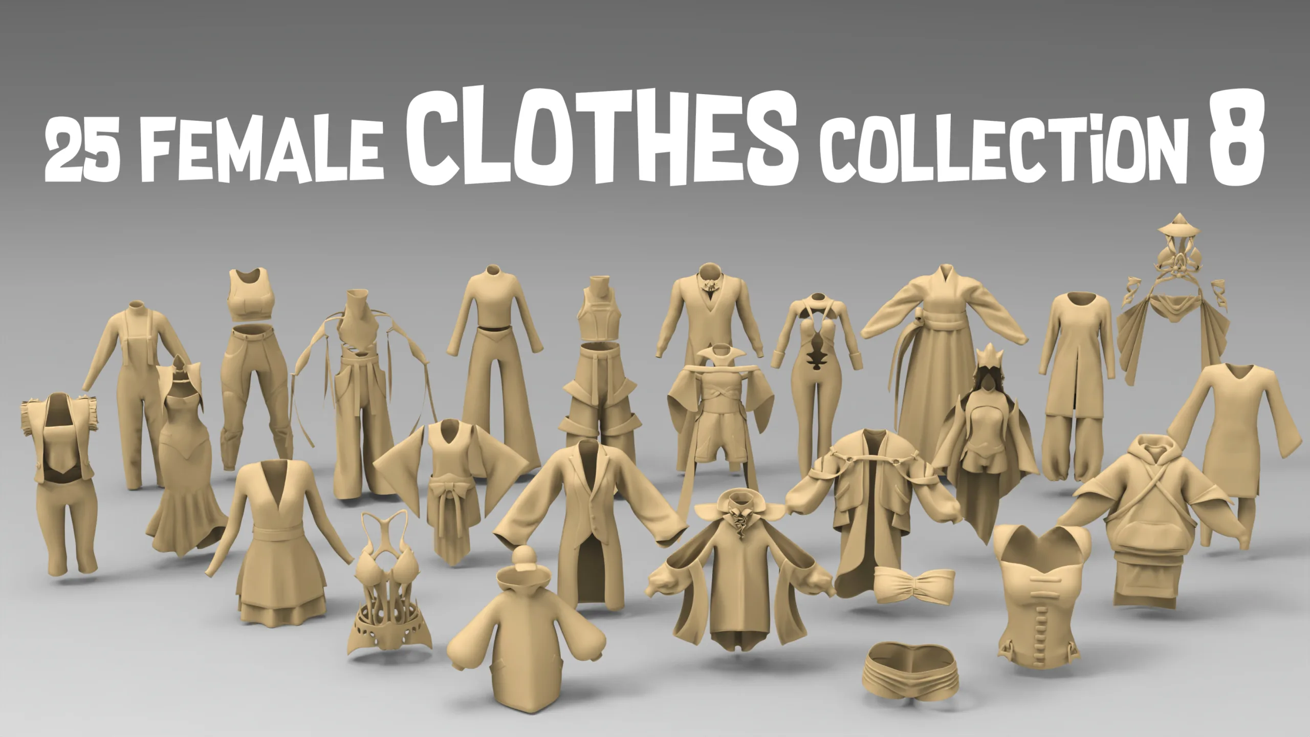 25 female clothes collection 8 - FlippedNormals