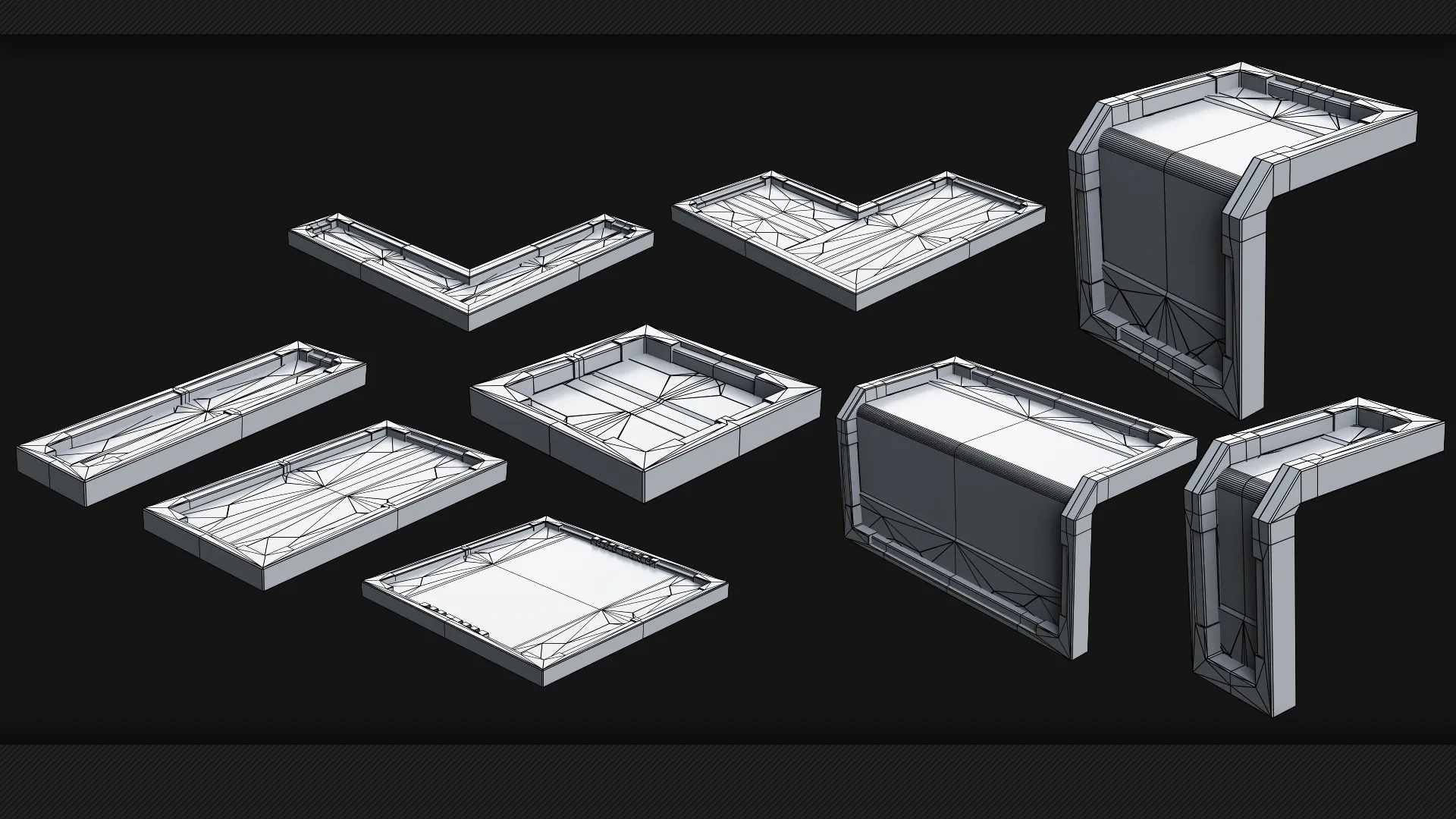 110 Sci-Fi Panels - KITBASH - VOL - FlippedNormals