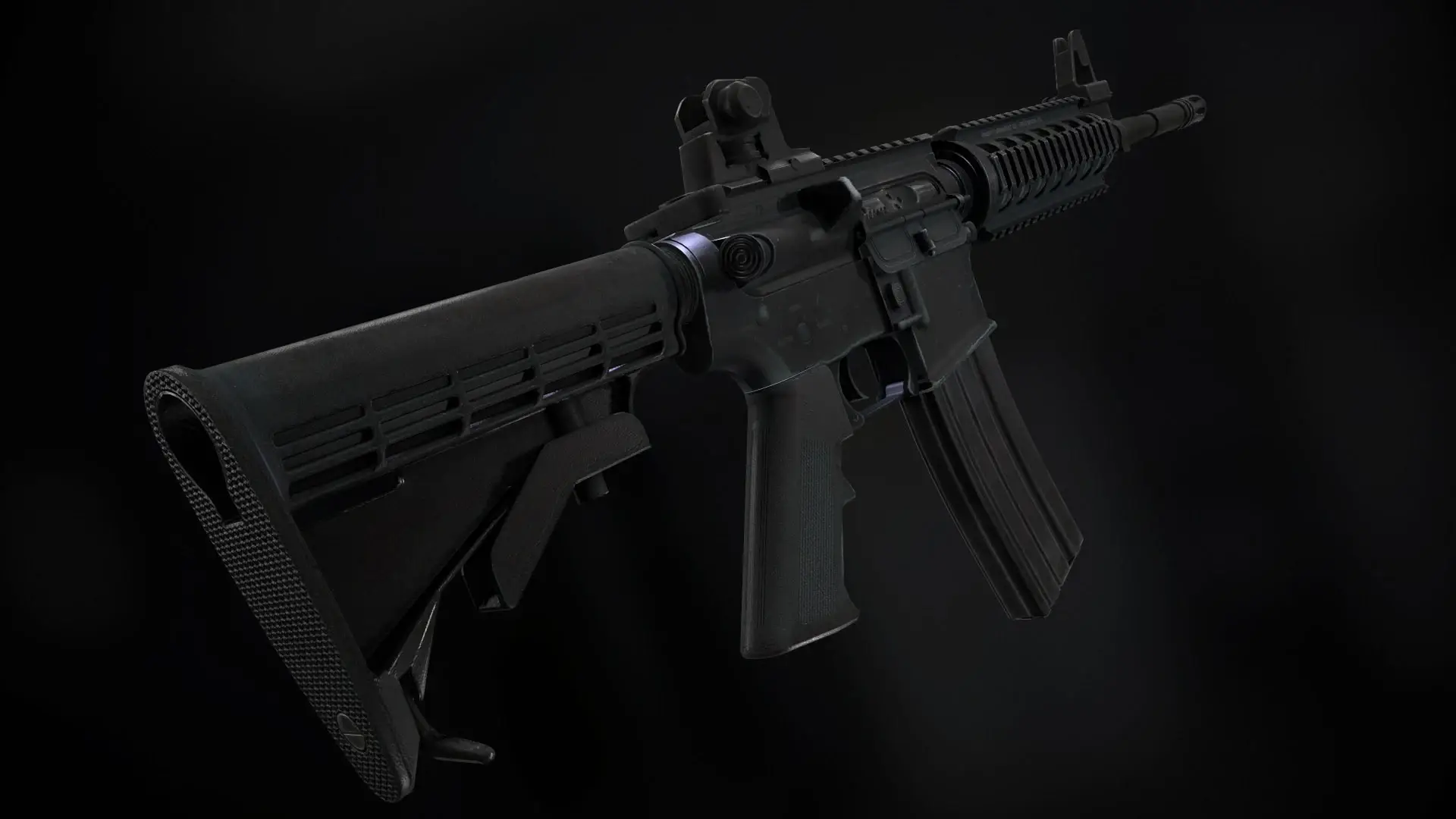 M4A1 RIS High Detail - FlippedNormals