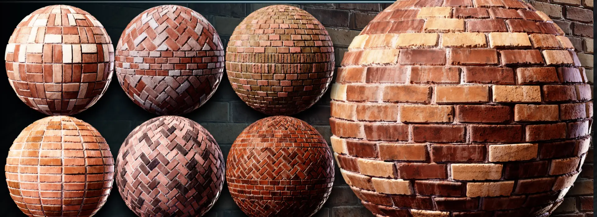 10 Brick Base Material - vol.01( - FlippedNormals
