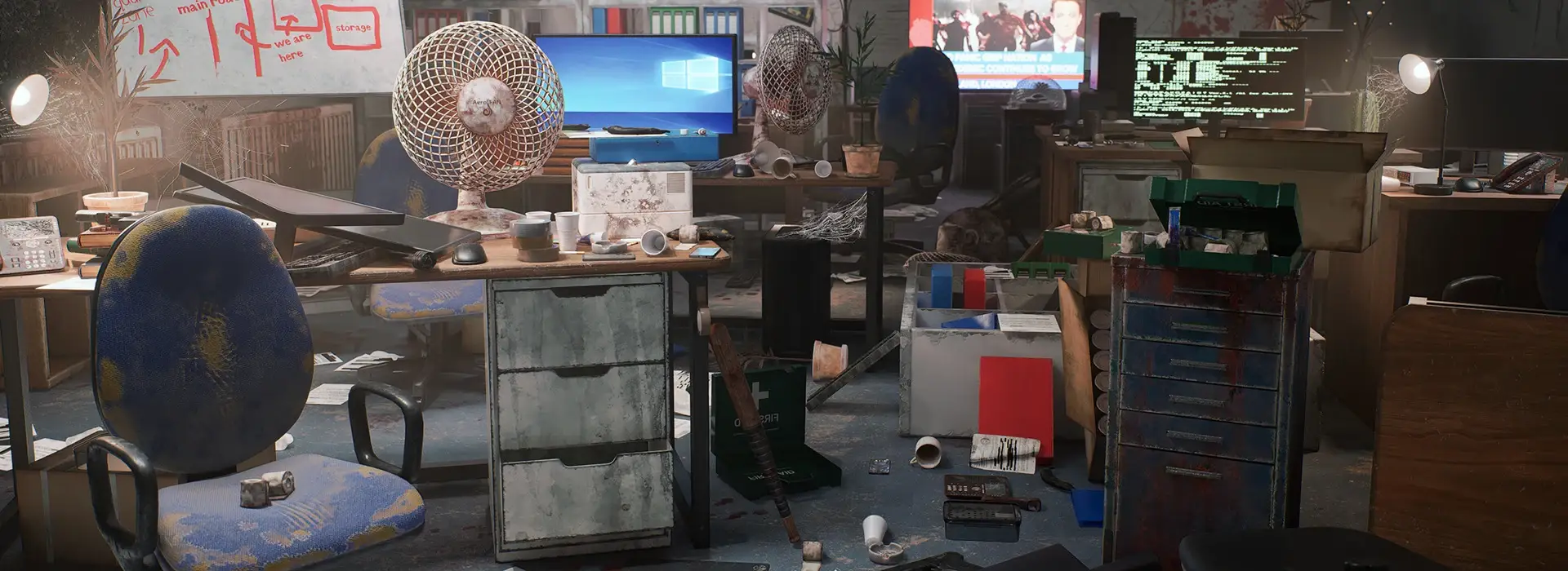 Post Apocalyptic office - FlippedNormals
