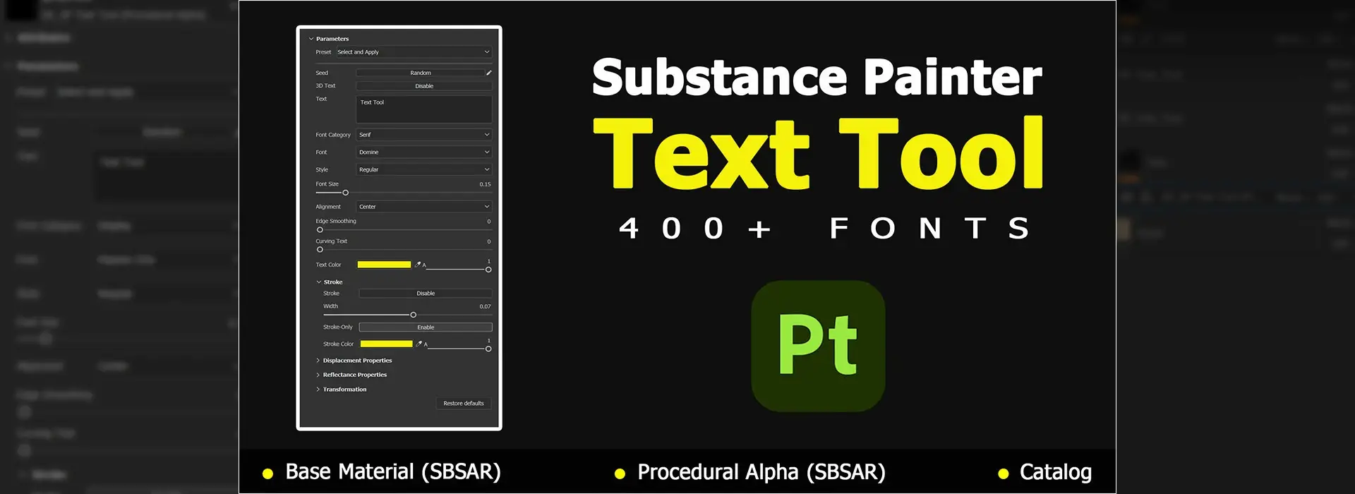 TEXT TOOL-Substance Painter - FlippedNormals