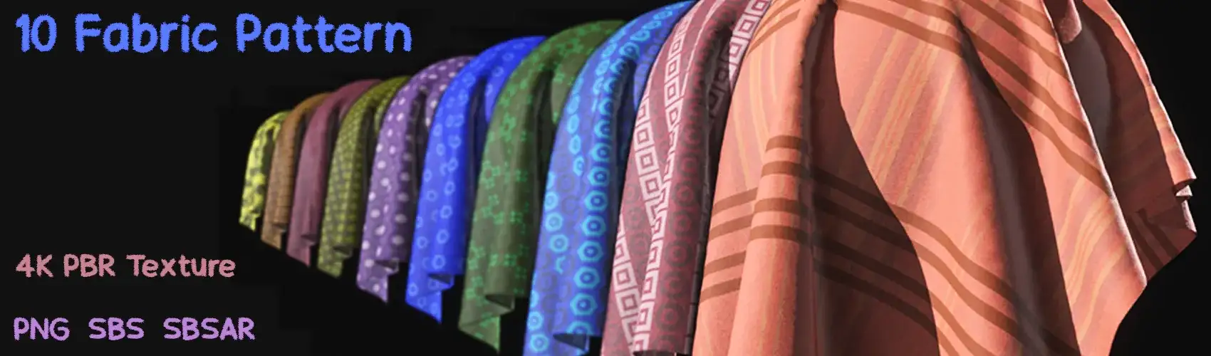 10 Basic Fabric Pattern - FlippedNormals