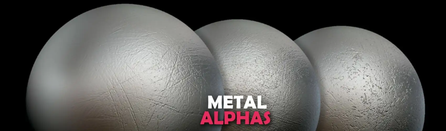12 Metal Details Alphas (Zbrush - FlippedNormals